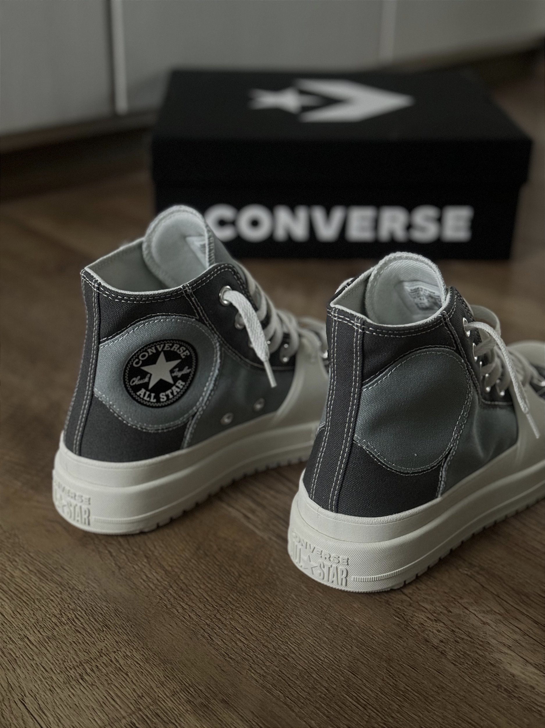 CONVERSE CTAS CONSTRUCT HI (cinza) - Corre de Rua