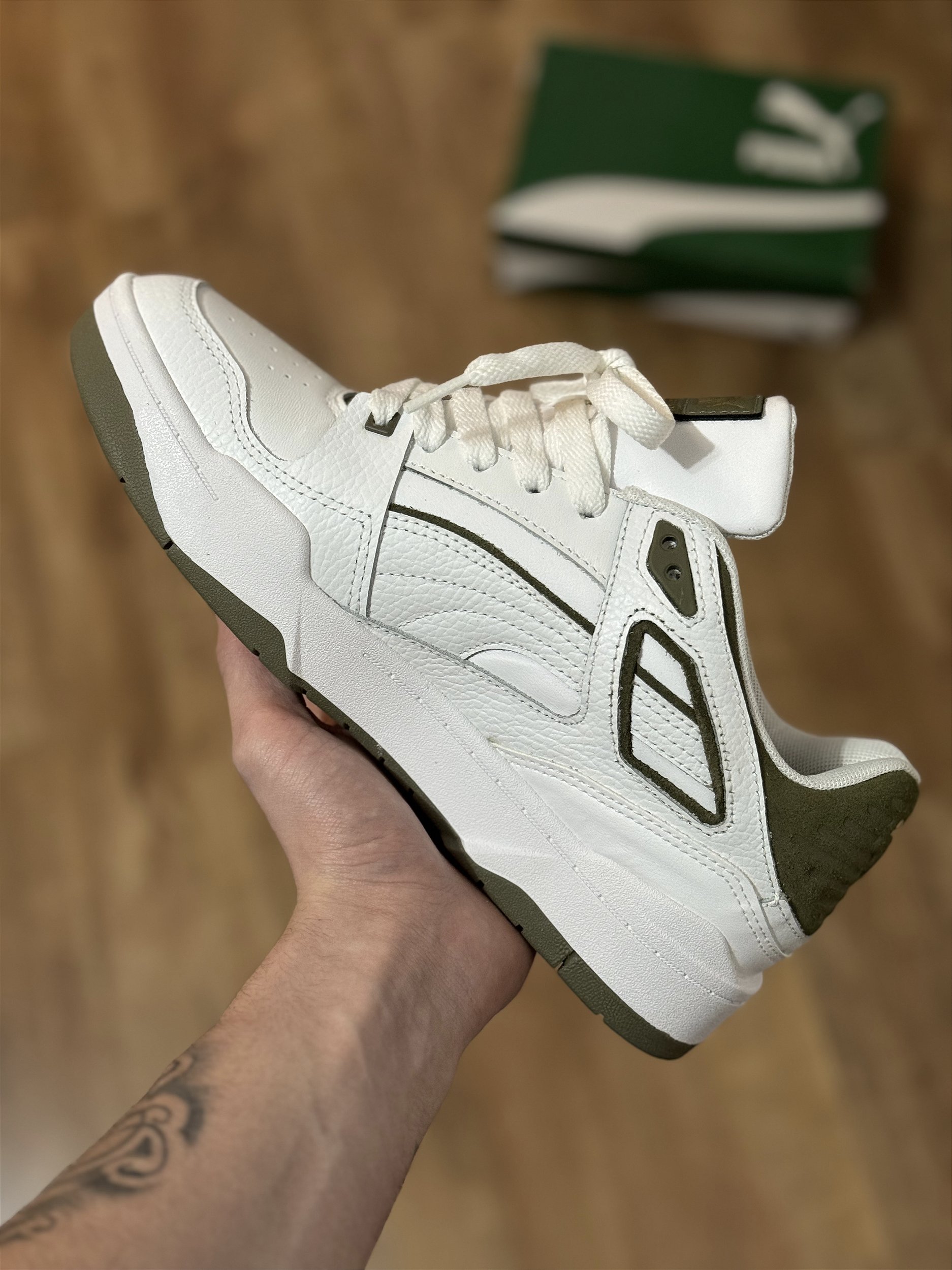 PUMA SLIPSTREAM (Olive) - Corre de Rua