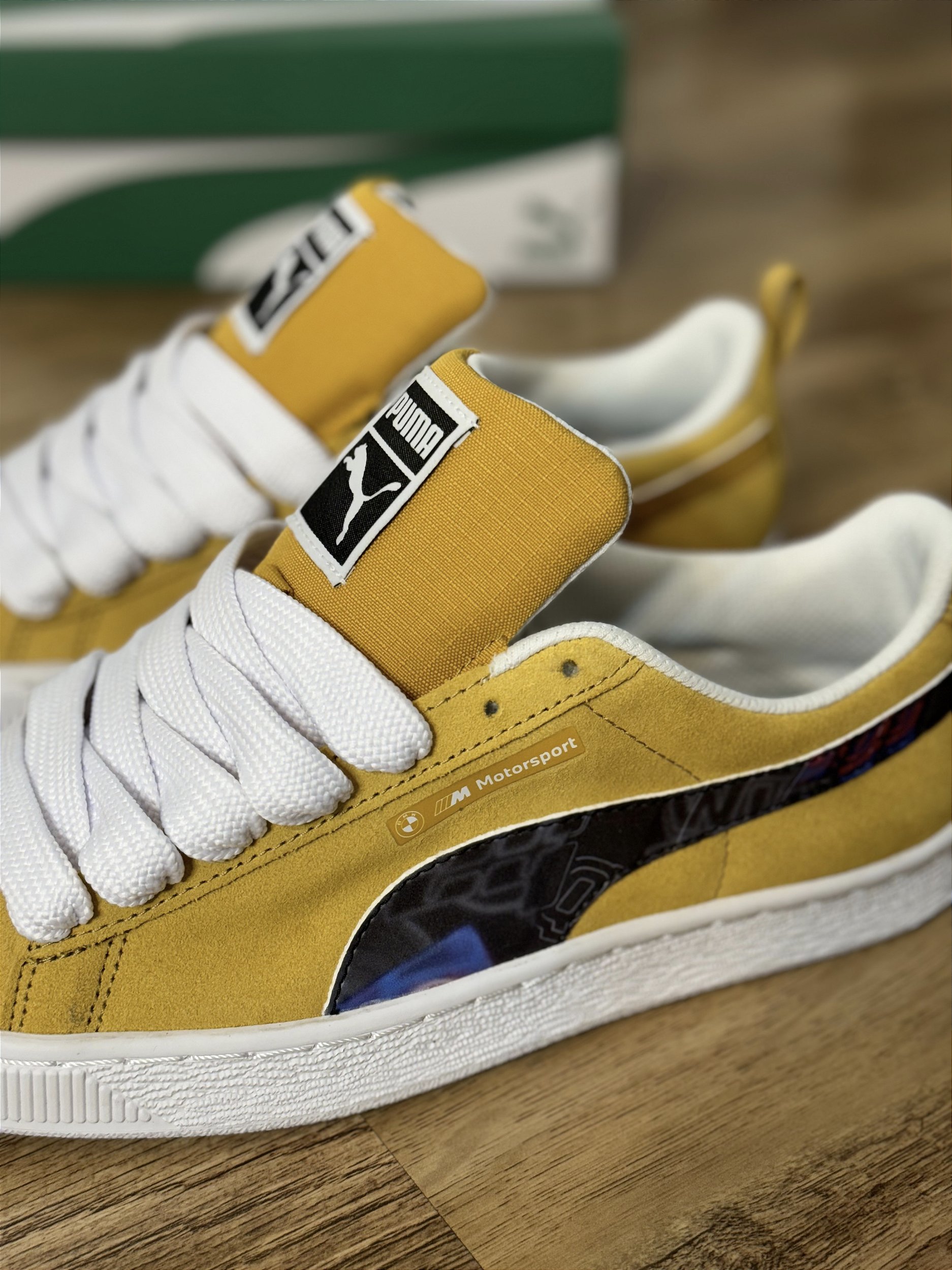 PUMA SUEDE BMW + FAT LACE - Corre de Rua