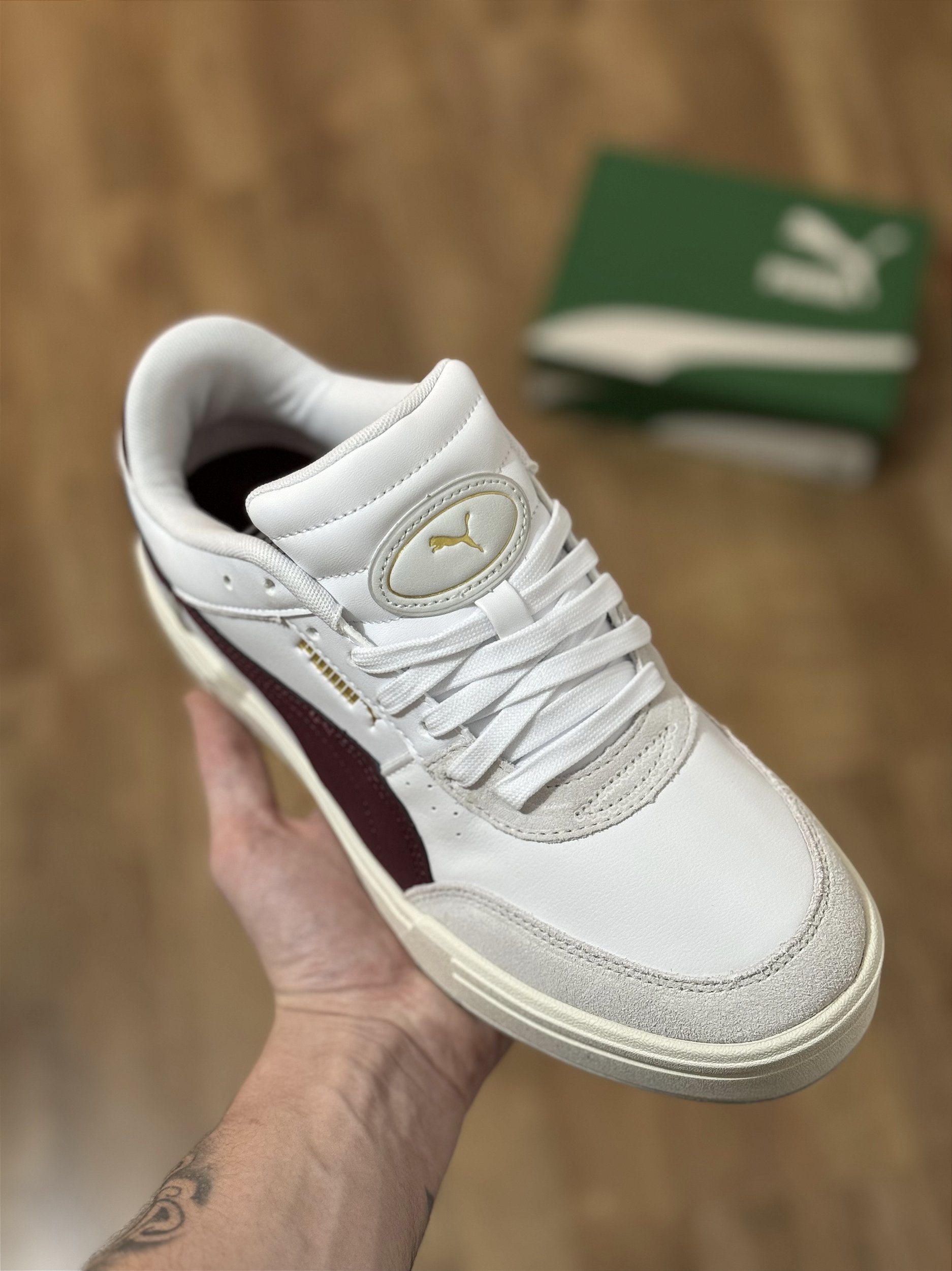 PUMA CA PRO SPORT MIX (white/grey/dark jasper) - Corre de Rua