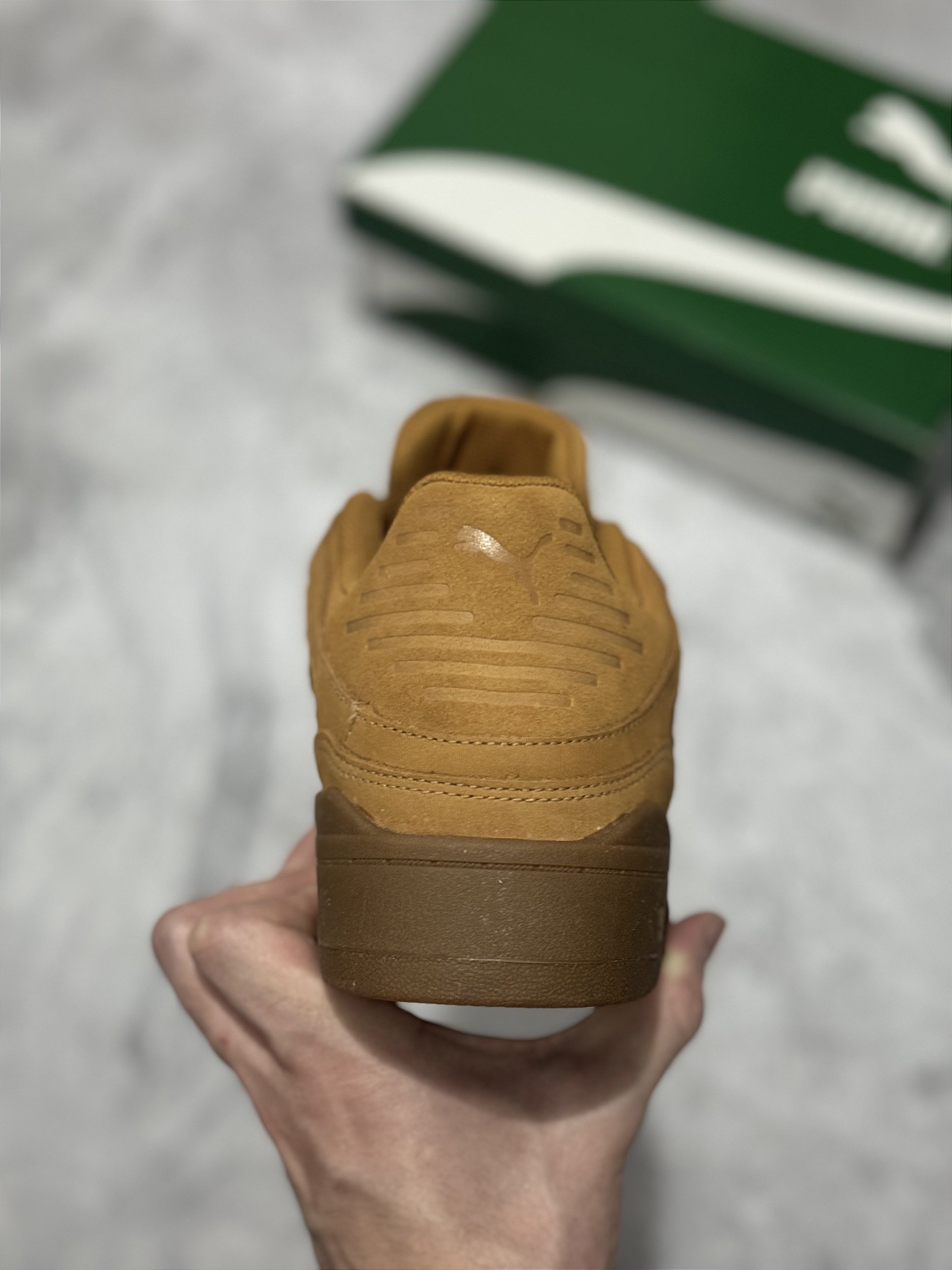 PUMA SLIPSTREAM SUEDE (Desert Tan-Gum) - Corre de Rua