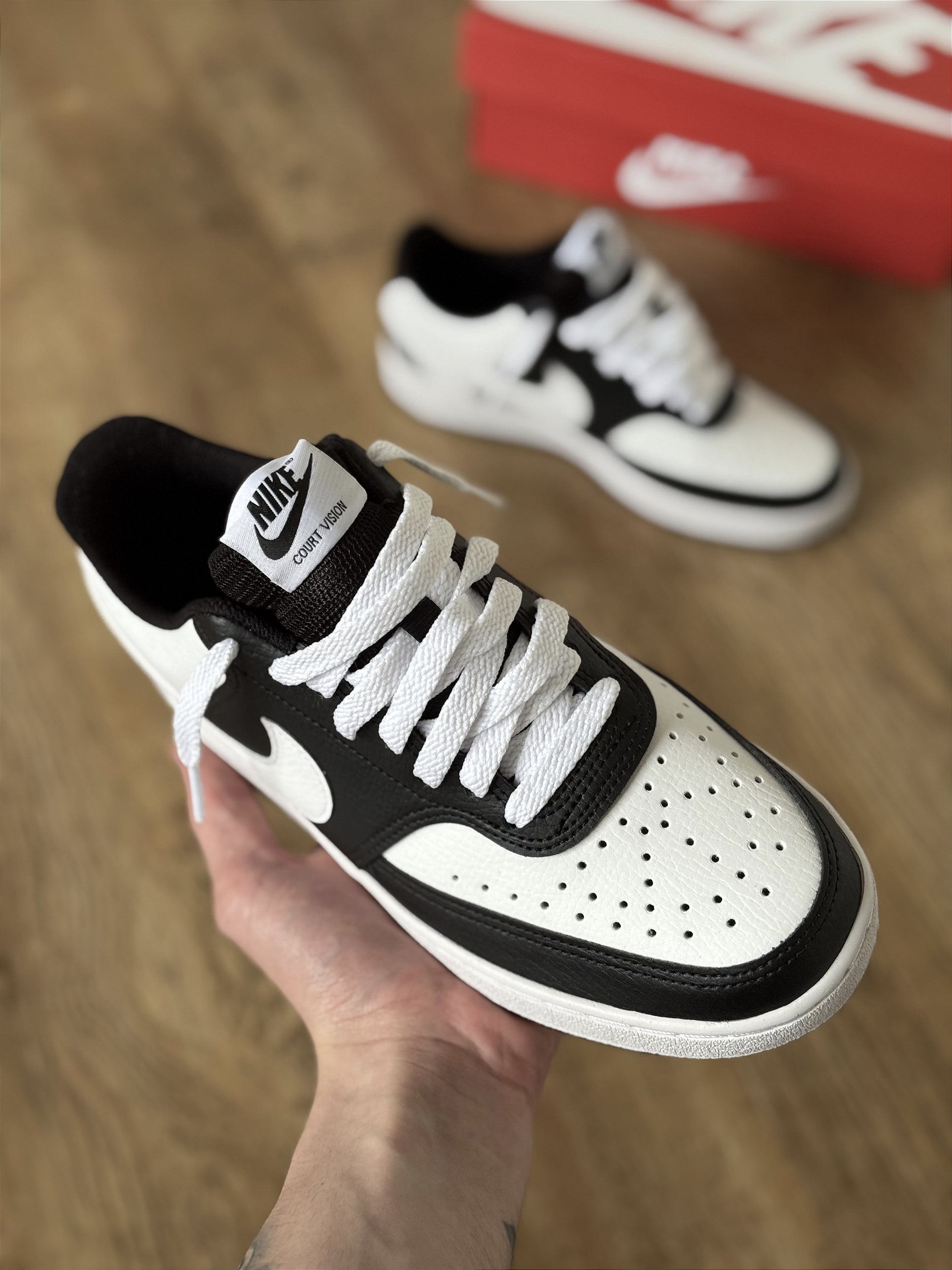 NIKE COURT VISION (panda) - Corre de Rua