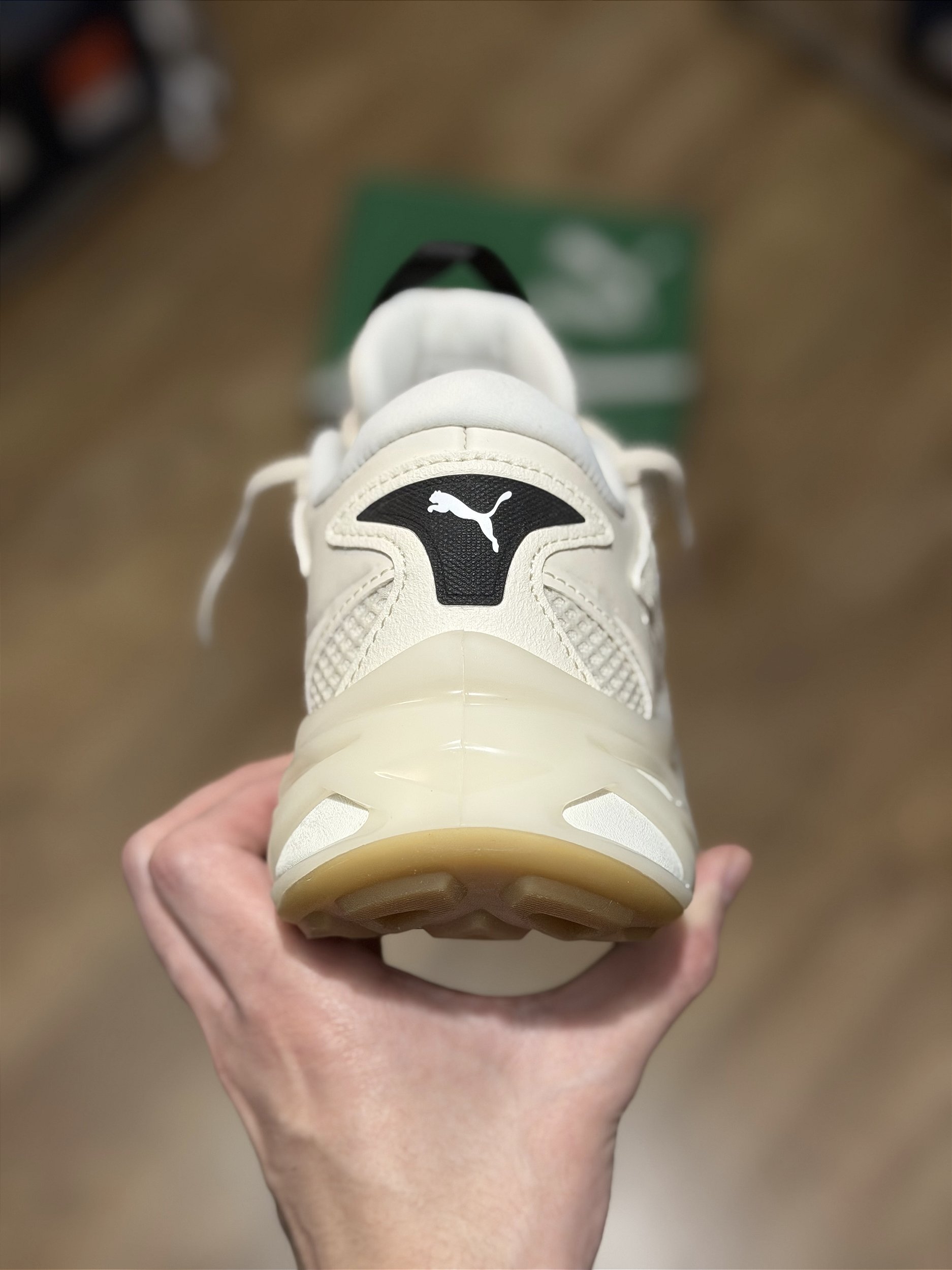 PUMA EXOTEK NITRO (creme) - Corre de Rua