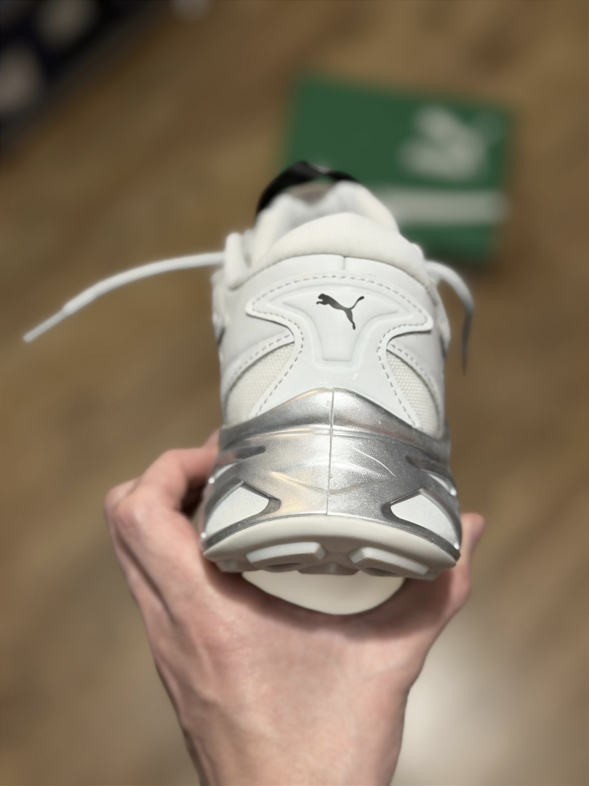 PUMA EXOTEK NITRO (prata) - Corre de Rua