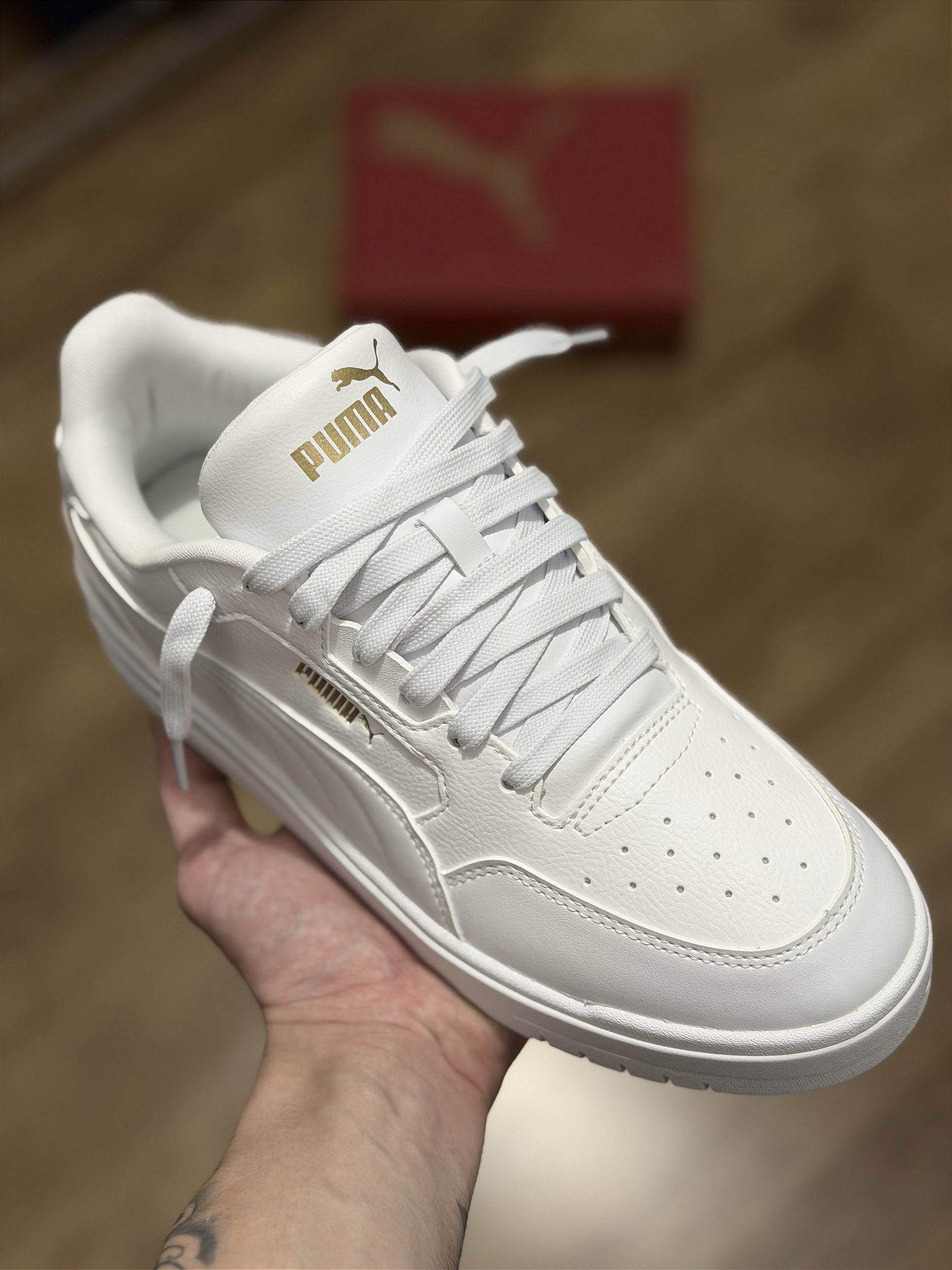 PUMA SHUFFLE DOWNTOWN (white/white) - Corre de Rua