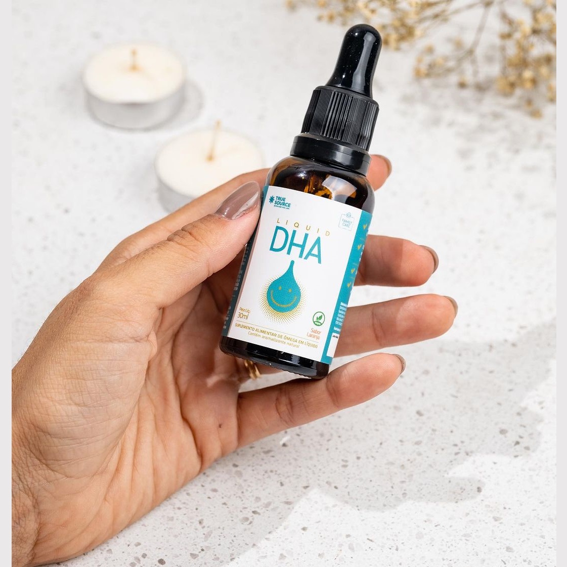 Liquid DHA Sabor Laranja - True Source 30ml - BS Nutrition - Distribuindo sabor e saúde