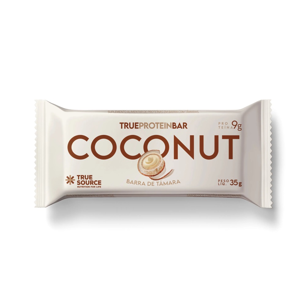 True Protein Bar Coconut - True Source 12 Un. - BS Nutrition ...