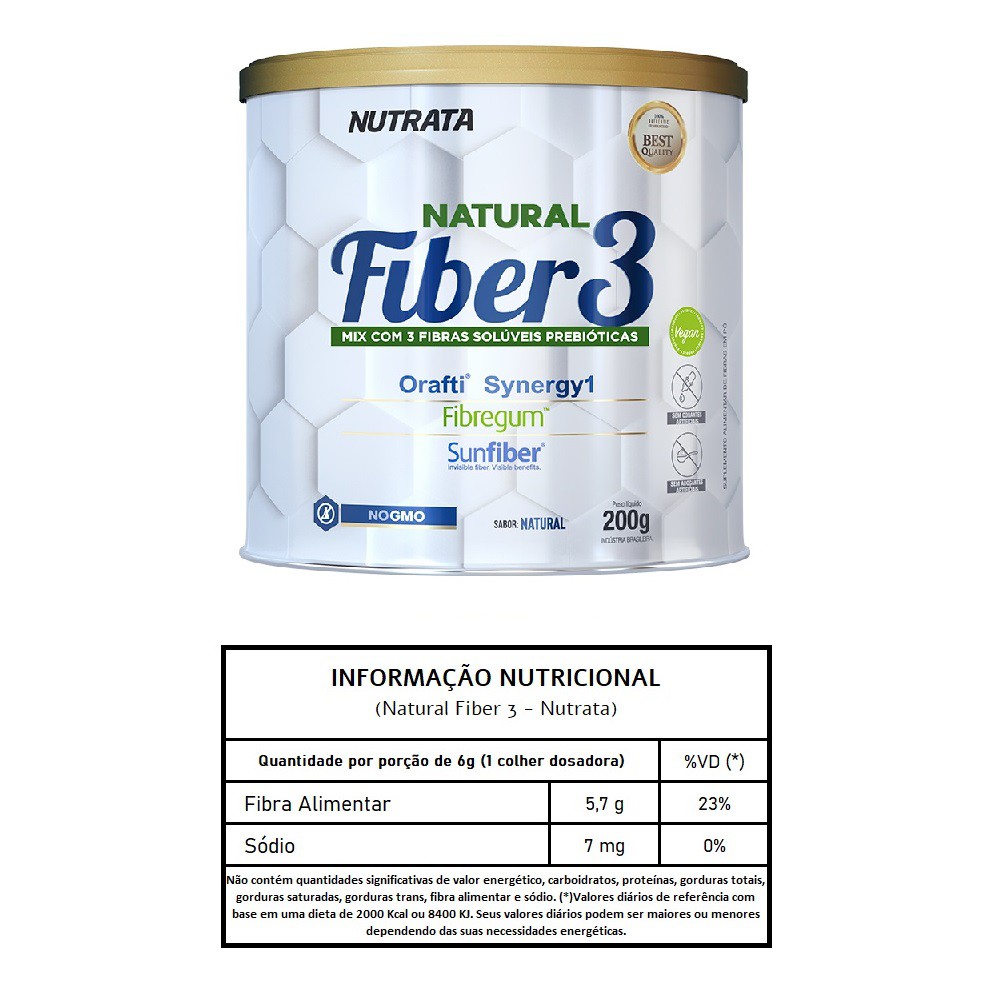 Natural Fiber 3 (Mix de Fibras) - Nutrata - BS Nutrition - Distribuindo ...