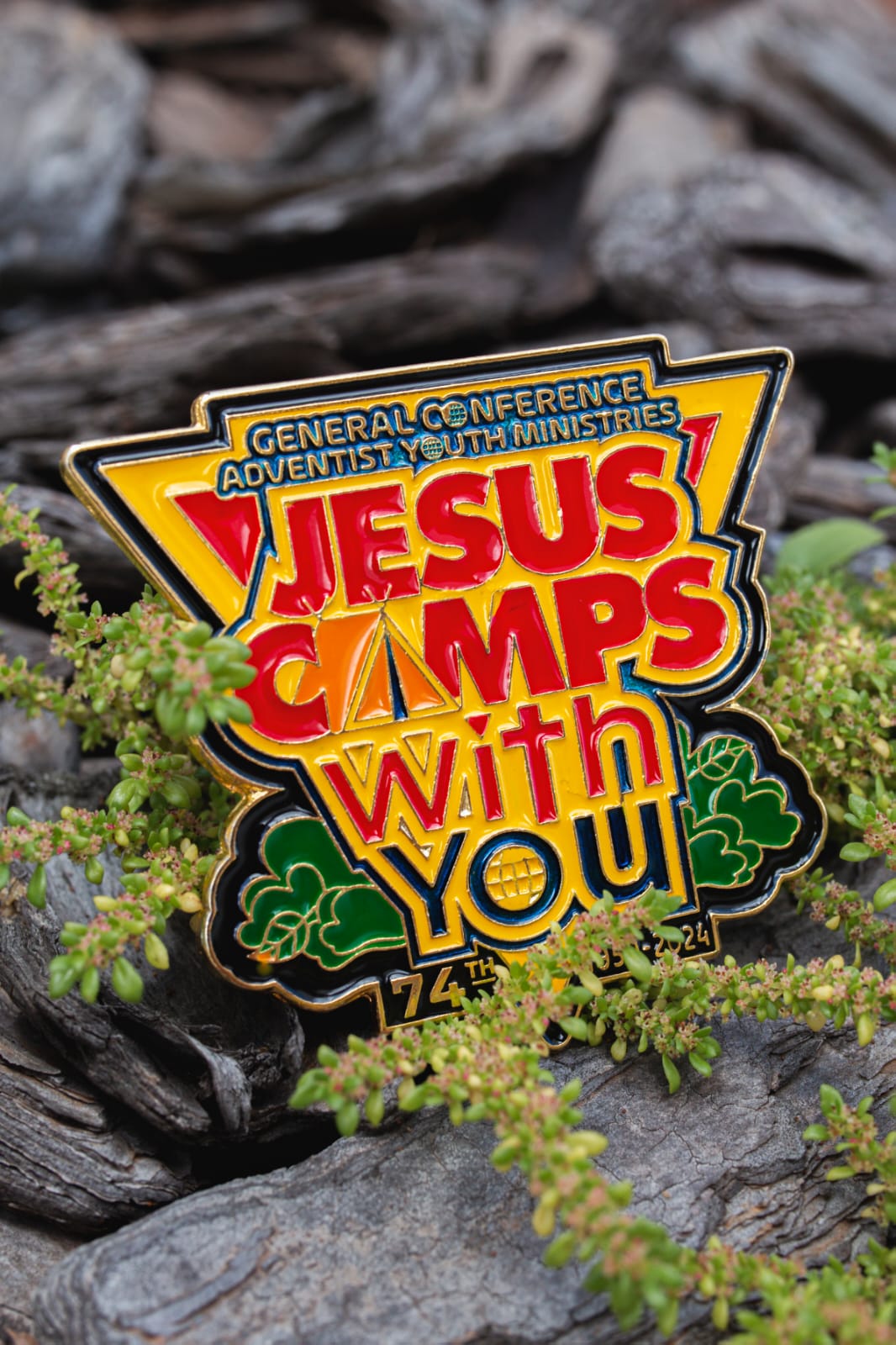 PRENDEDOR DIA MUNDIAL DBV - 74 ANOS (2024)- JESUS CAMPS WITH YOU ...
