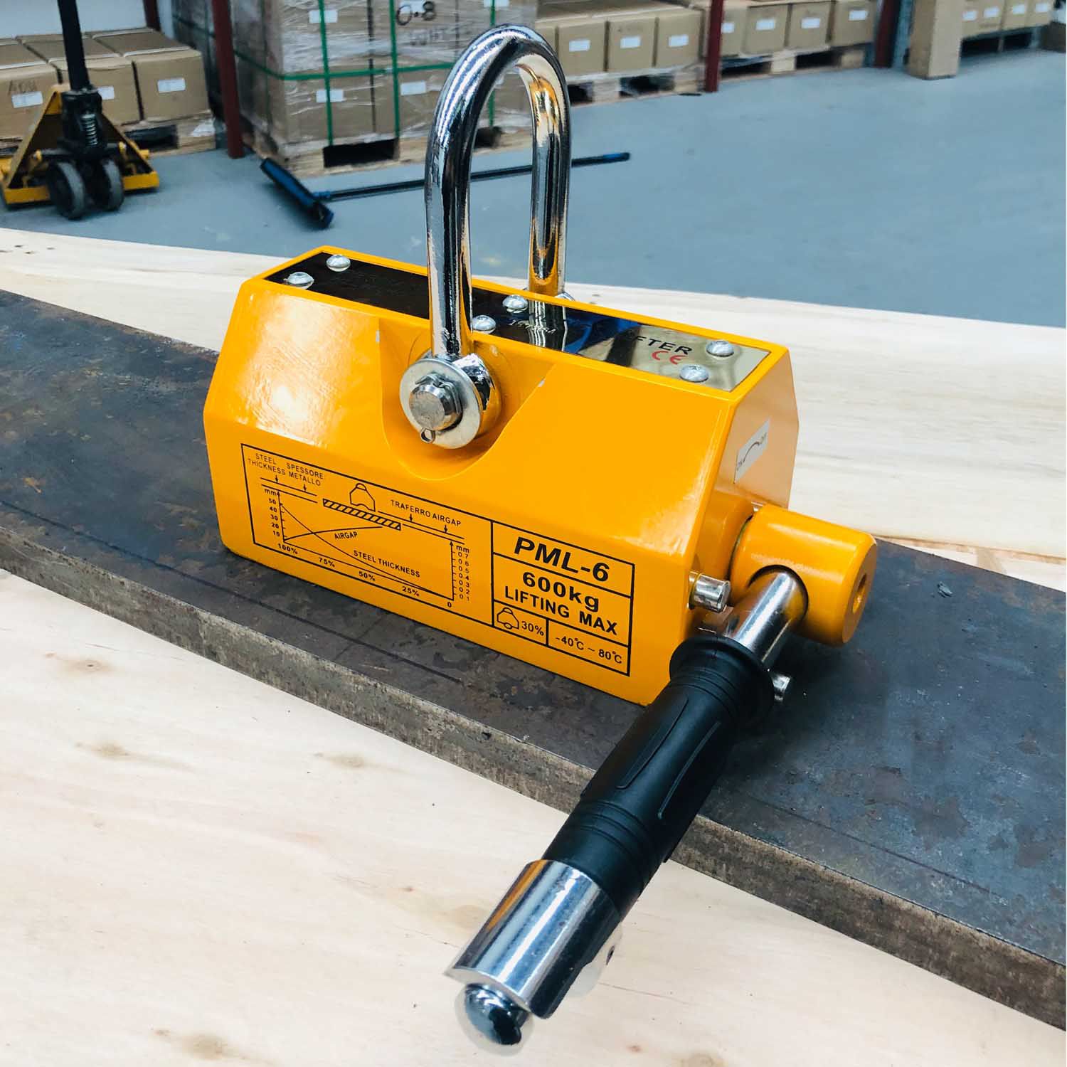 Levantador Magnético 1000kg - PML1000 - Super Magnet ® - Equipamentos ...