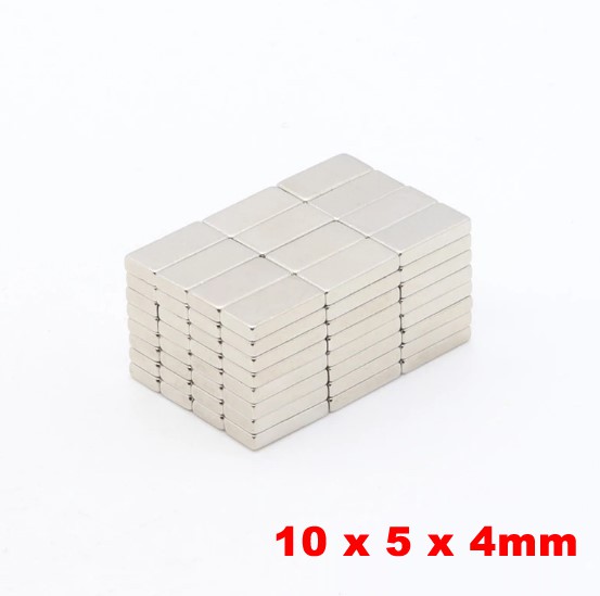 Imã de Neodímio Bloco 10mm x 5mm x 4mm - Super Magnet ® - Equipamentos ...