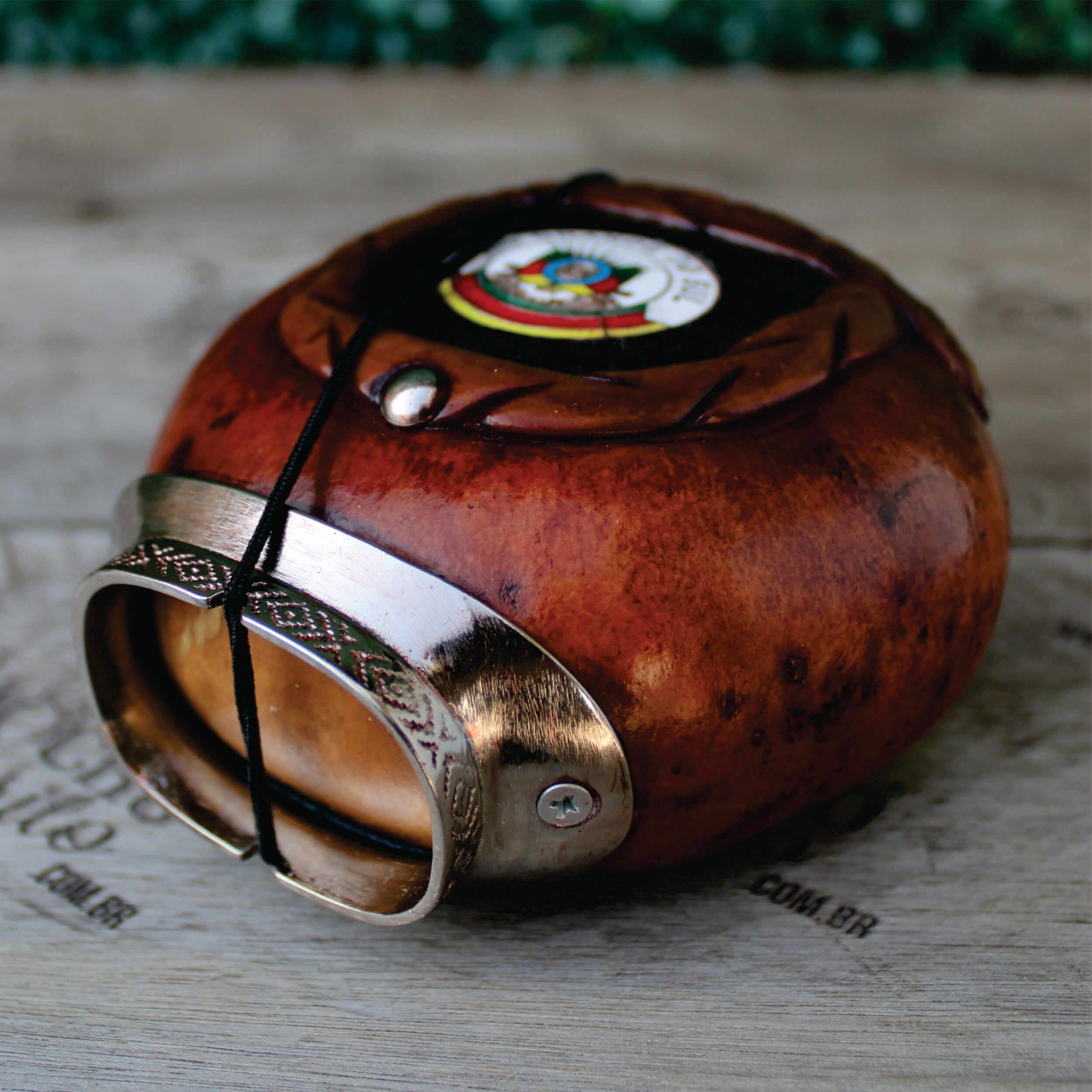 Cuia Gajeta Artesanal - Gaúcho Escrito