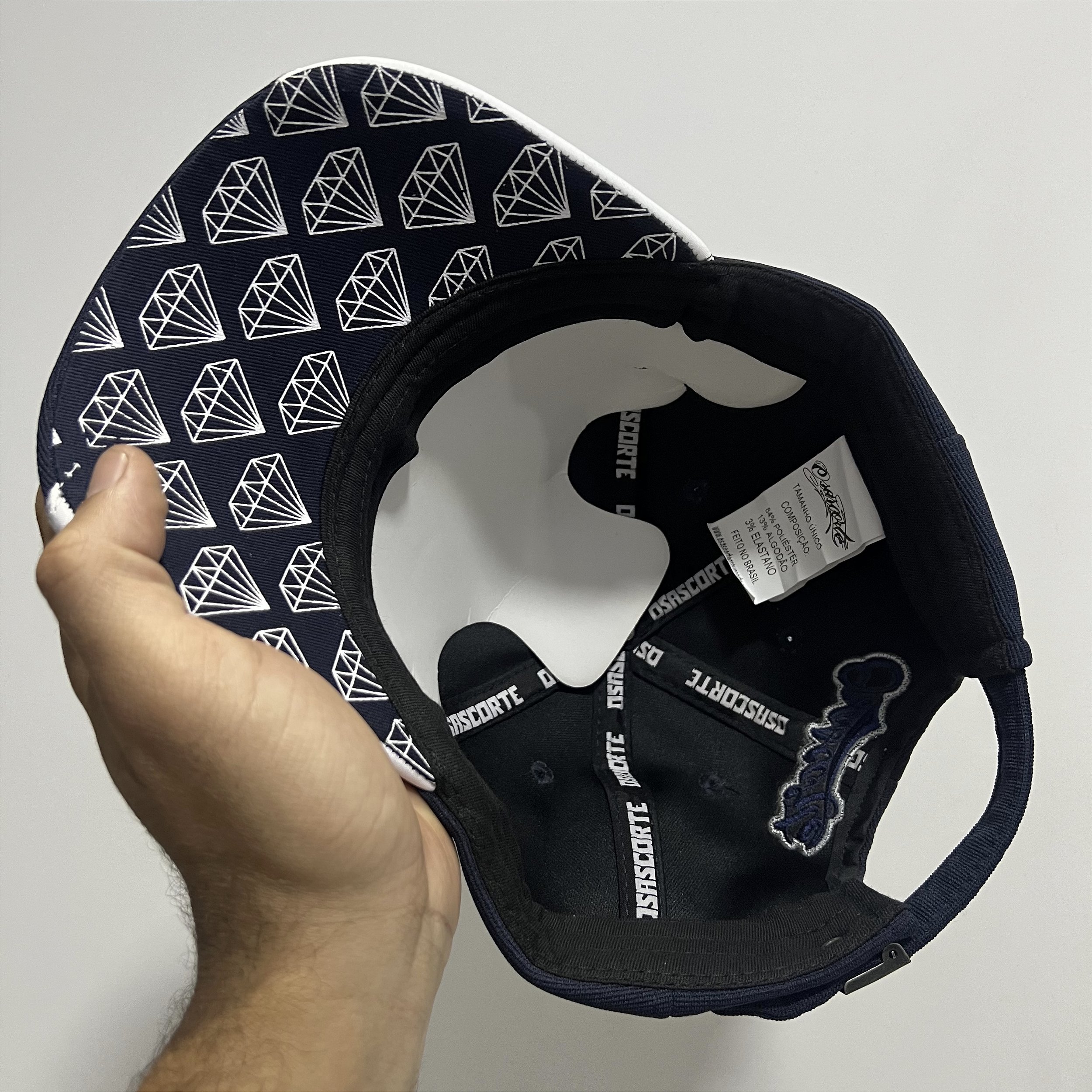Bone aba curva strapback emborrachado XT660 - LOJA OSASCORTE GRAU & CORTE