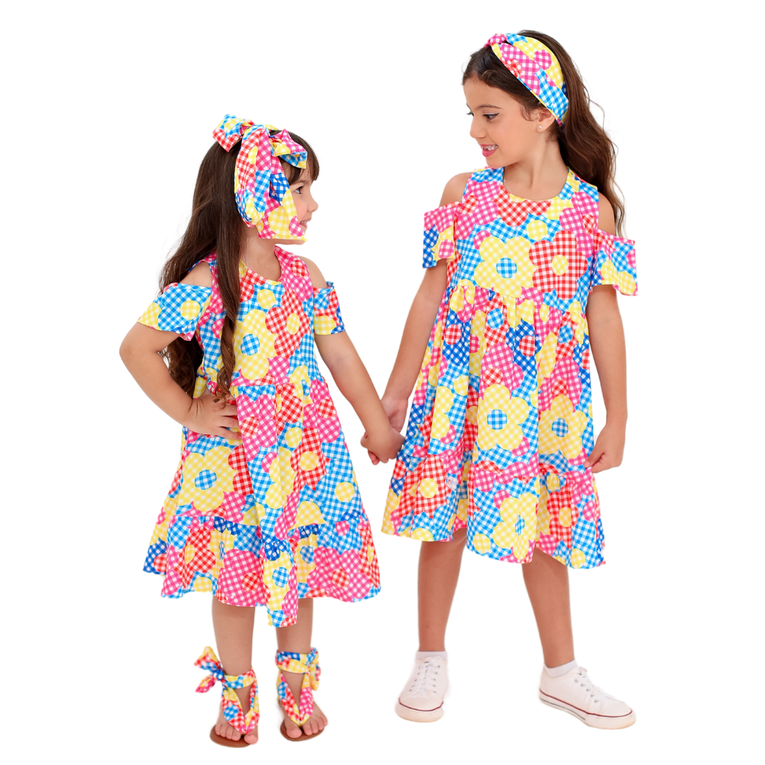 Vestido Infantil Menina Paty - BODY KIDS GYN