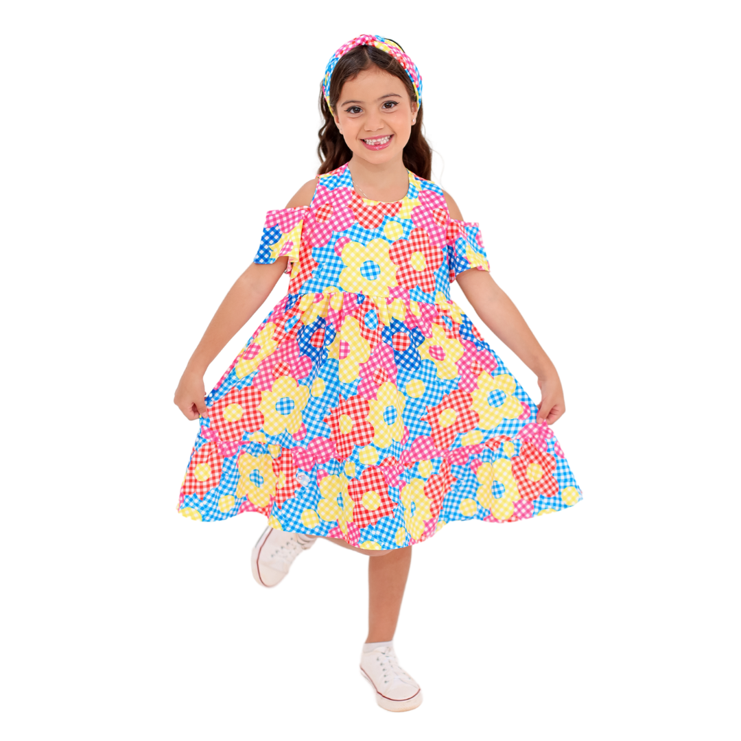 Vestido Infantil Menina Paty - BODY KIDS GYN