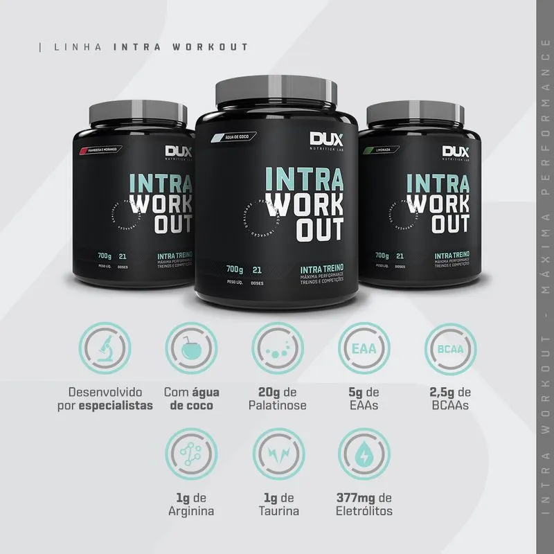 INTRA WORKOUT LIMONADA - 700G - CASAL MONSTRO SUPLEMENTOS