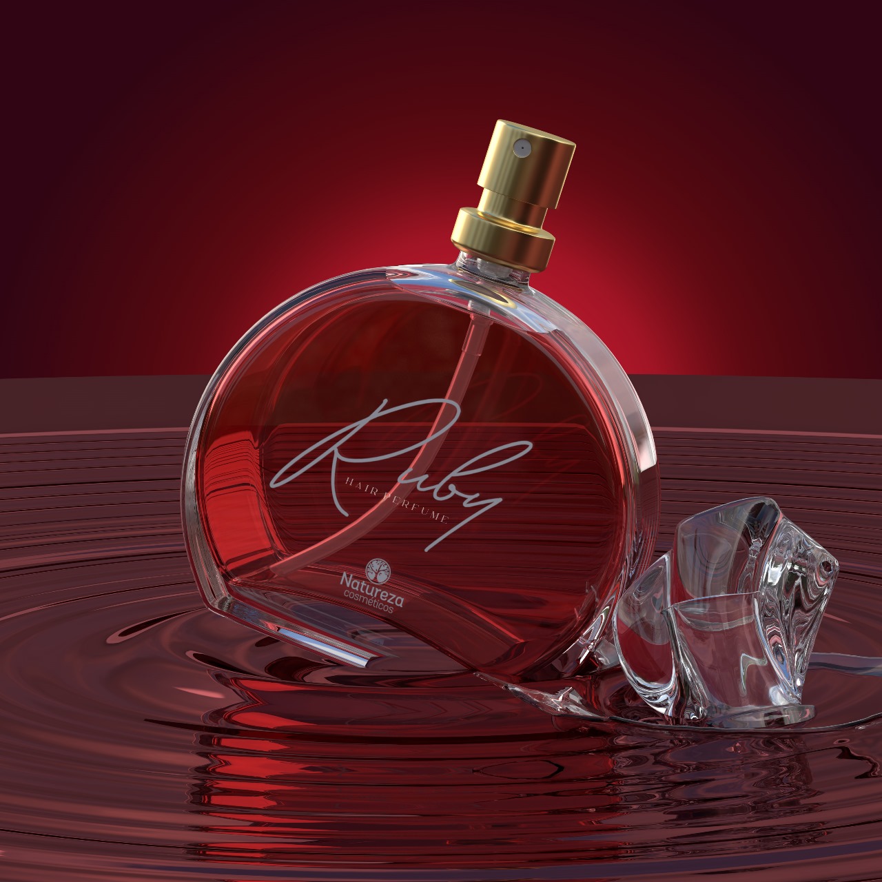 Ruby - Perfume Capilar 50ml - Natureza Cosméticos - Bella Eva