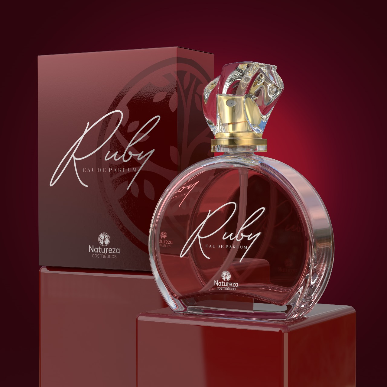 Ruby - Perfume Capilar 50ml - Natureza Cosméticos - Bella Eva