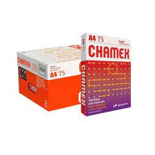 Papel Sulfite A4, 75g Caixa 5000 Folhas Chamex Branco - TFW DISTRIBUIDORA