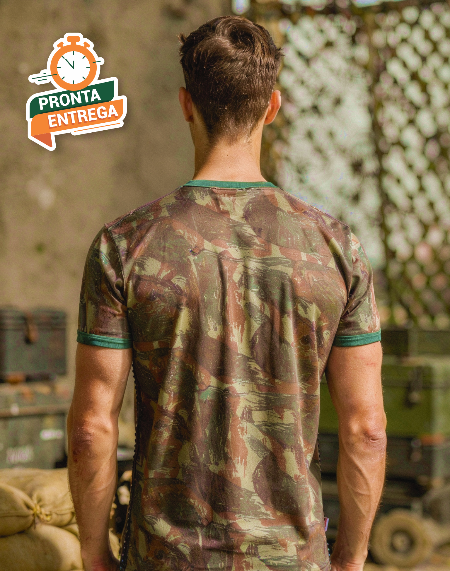 Camiseta Tática Militar Camuflada Padrão EB - Dry Fit - Estampa 10 ...