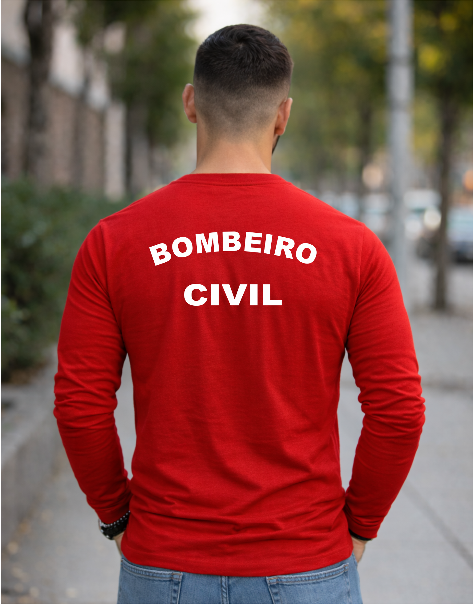 Camiseta Bombeiro Civil • Manga Longa - Estampa 10 - Camisetas, Artigos ...