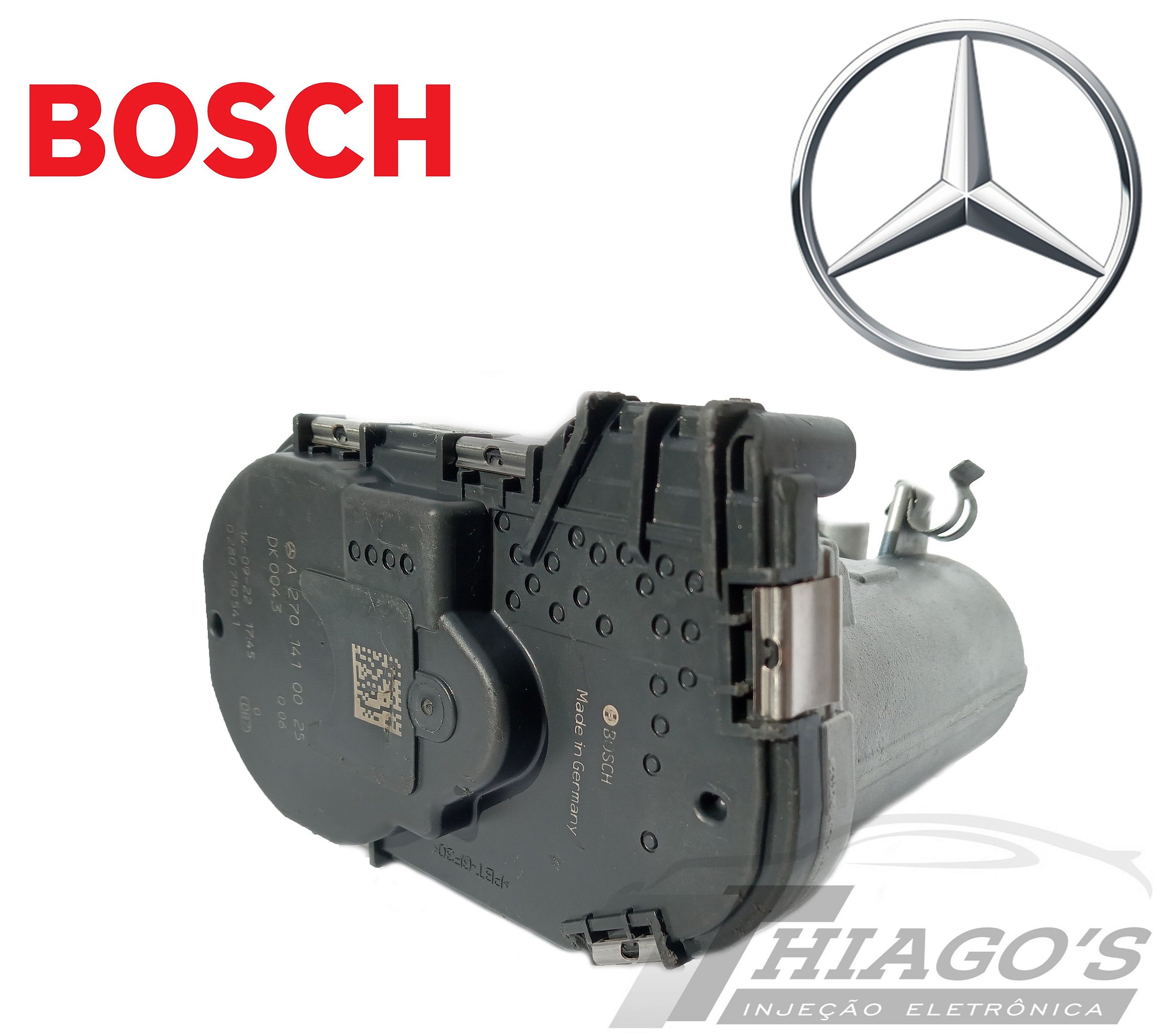 *(SÓ COM TROCA)* Corpo de borboleta - TBI Mercedes C180 - C200 - A200 1 ...