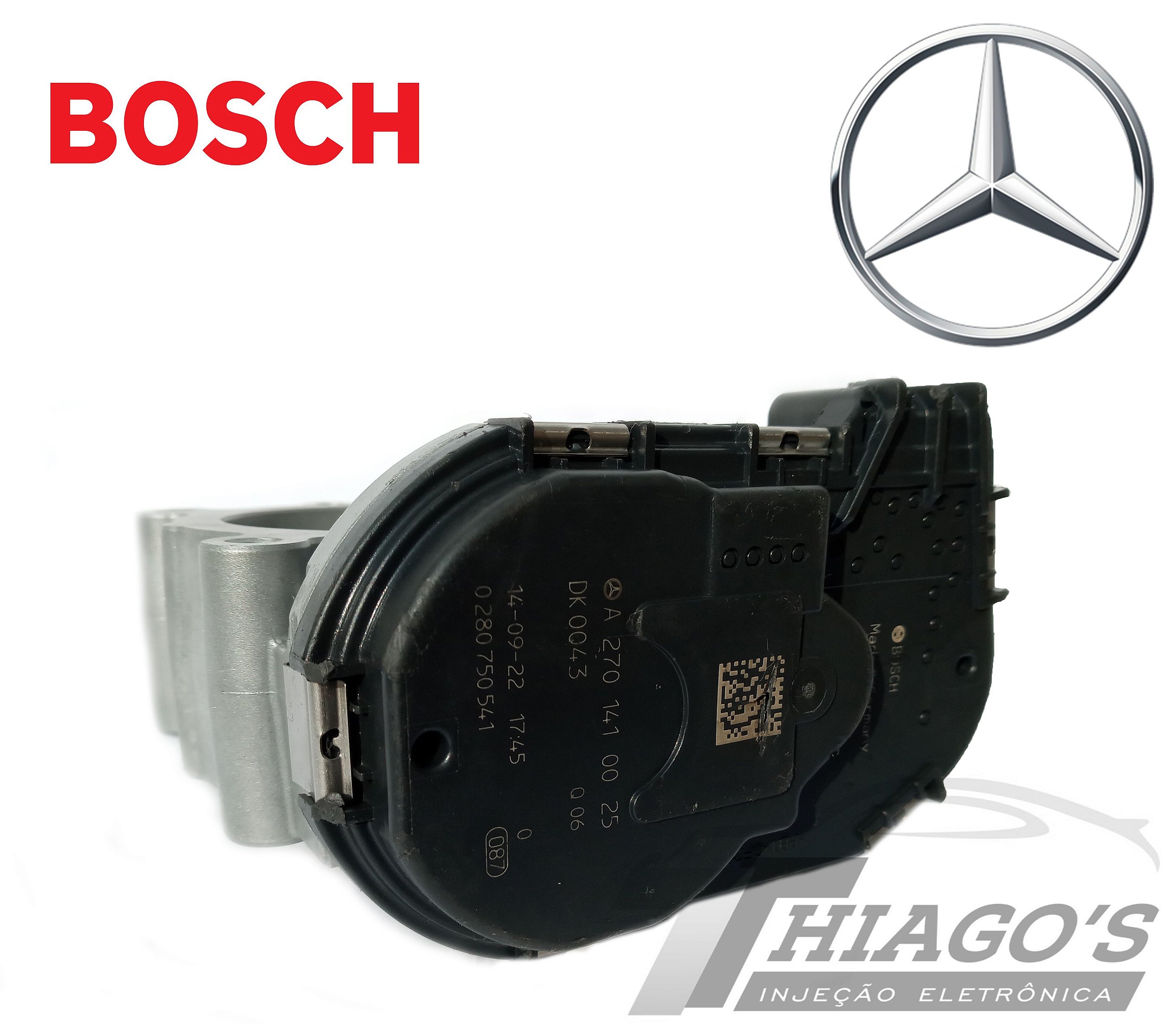 *(SÓ COM TROCA)* Corpo de borboleta - TBI Mercedes C180 - C200 - A200 1 ...