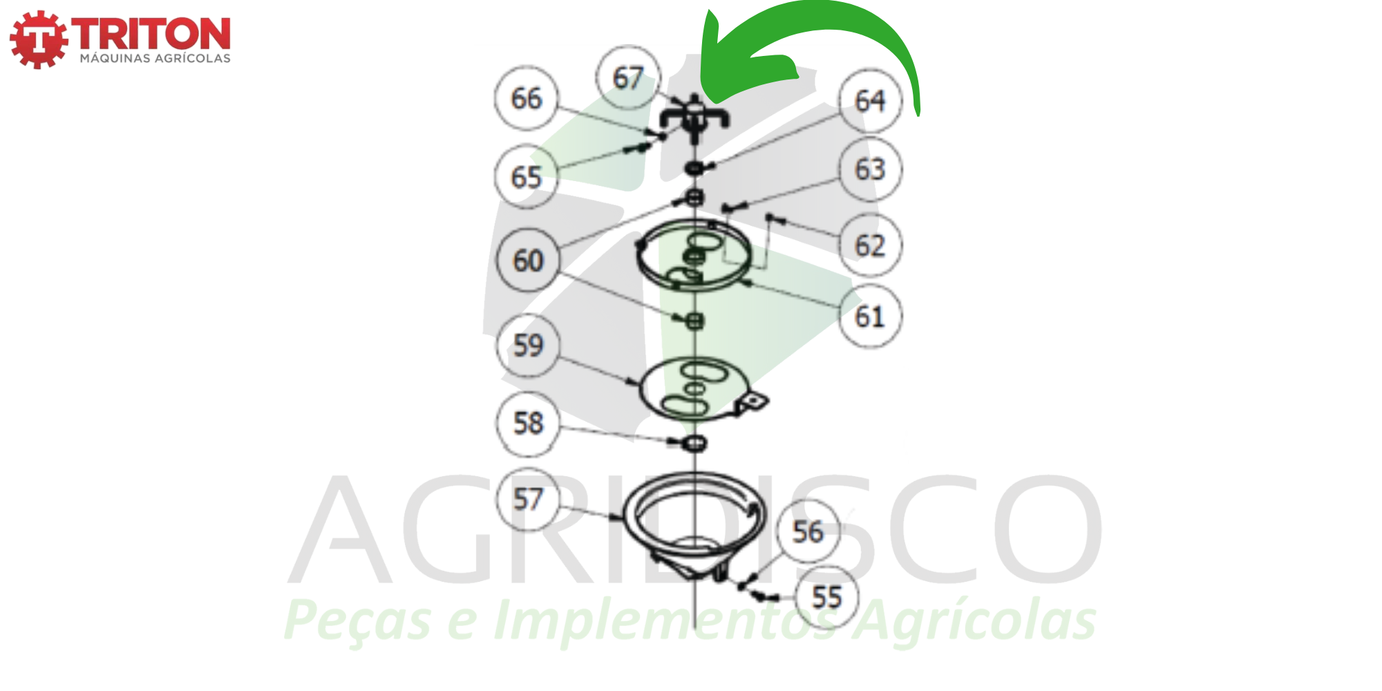 3297 AGITADOR COMPLETO ROTAX 650 PENDULAR (TRITON) DISTRIBUIDOR ROTAX ...