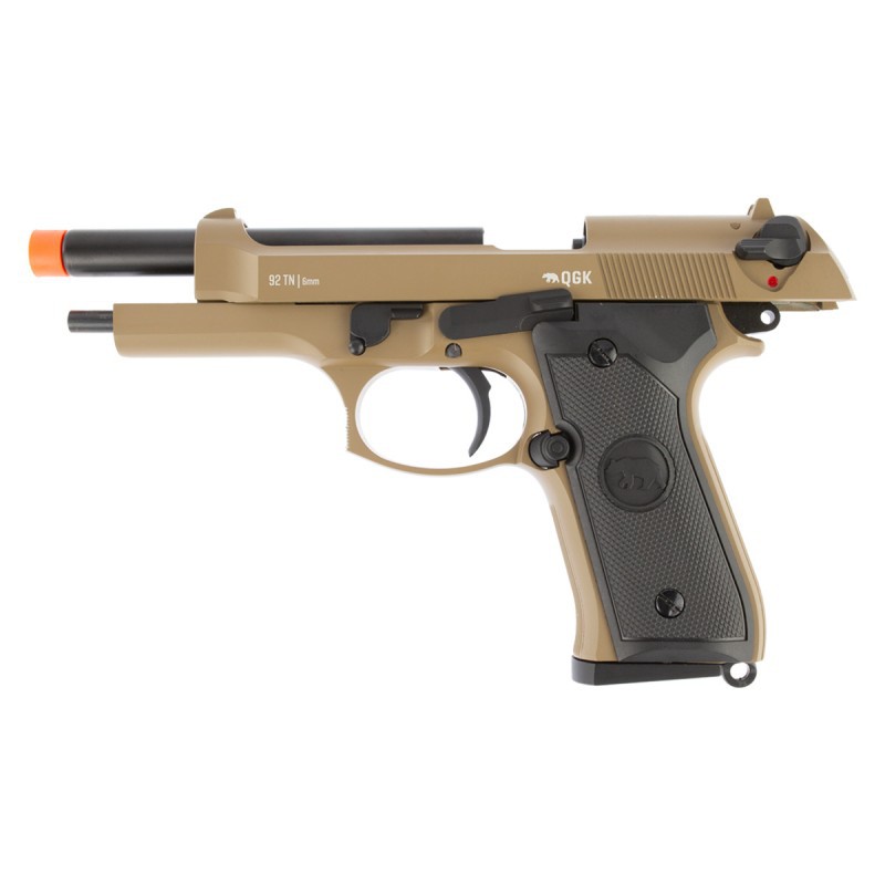 Pistola Airsoft Beretta M92 DUAL TAN BK GBB BLOWBACK - Loja do Airsoft ...