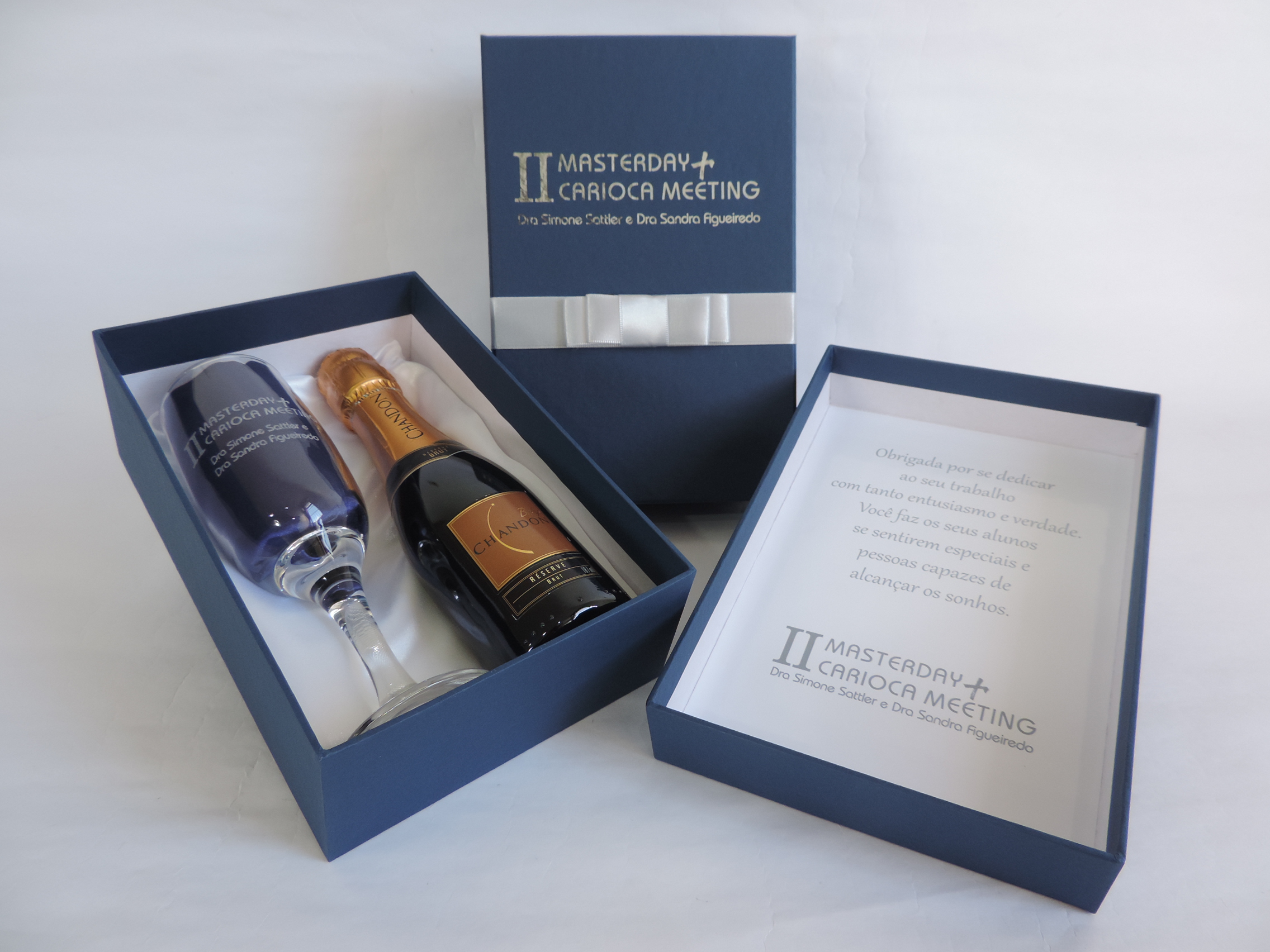 Presente Empresa Personalizado - Taça + Caixa + Mensagem | MONDY ...