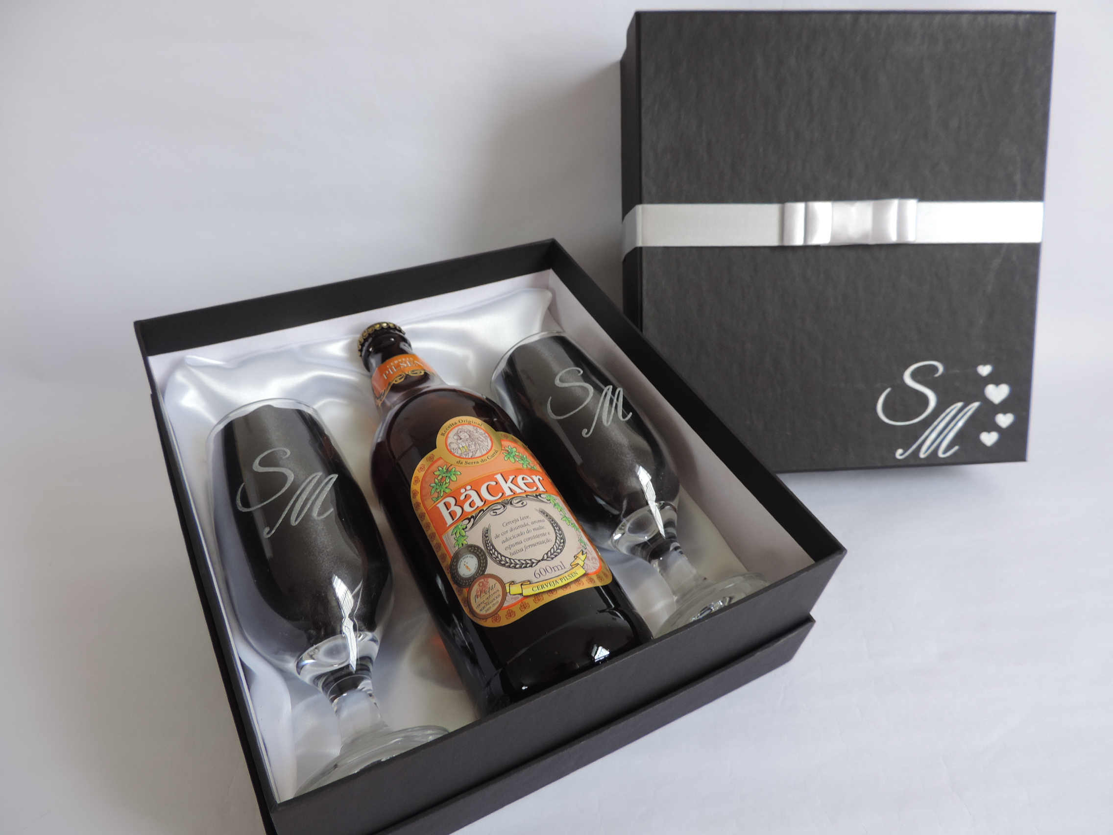 Presente Personalizado c/ Taça de Cerveja + Caixa Presente | MONDY ...