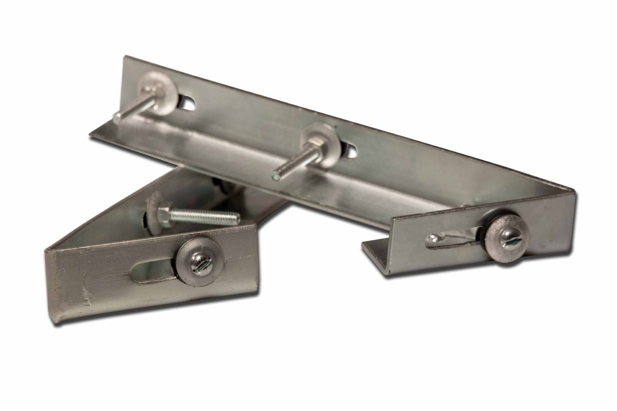 Suporte de aba simples canalete para canalete - Tindiba Materiais de ...