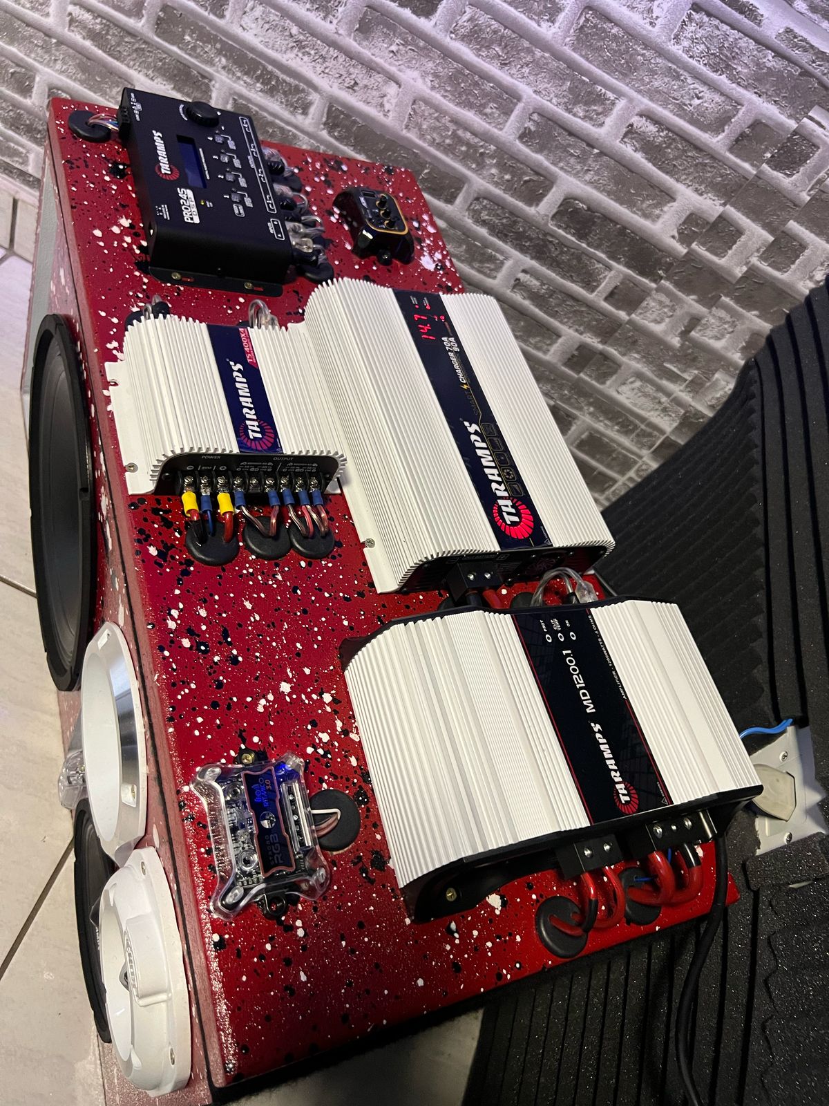 SOM AUTOMOTIVO 4 VIAS COMPLETO - TRITON TR620 + PAINEL DE MÓDULOS FULL ...