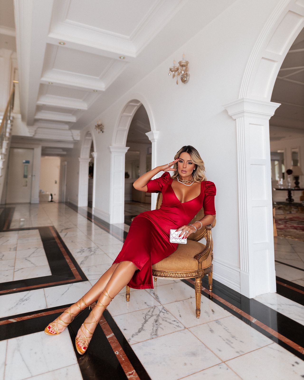 Vestido gloss Geovanna marsala - Madame Ninna - loja online de roupas ...