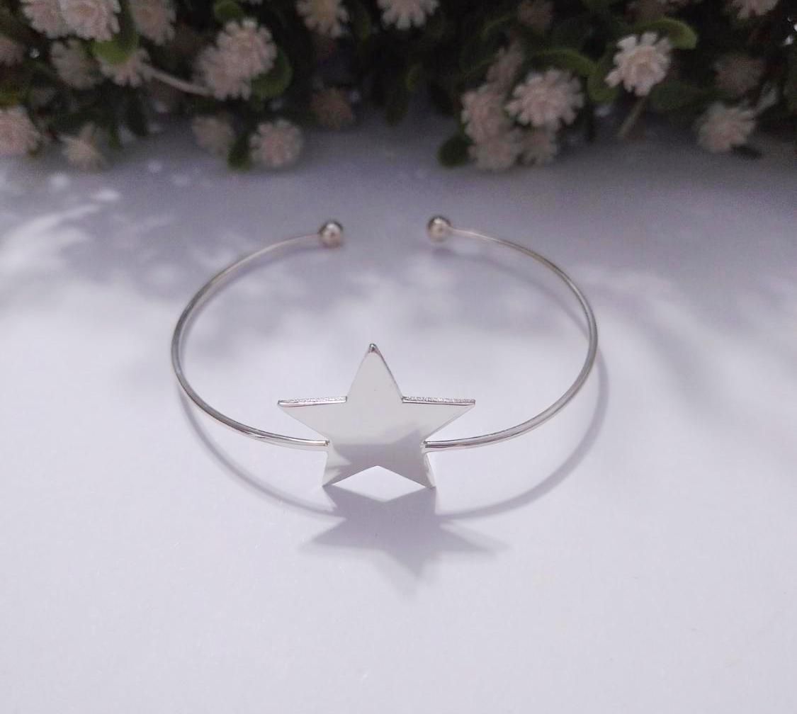 BRACELETE DE PRATA ESTRELA em Prata 925 – Compre Online - Prata 925 ...