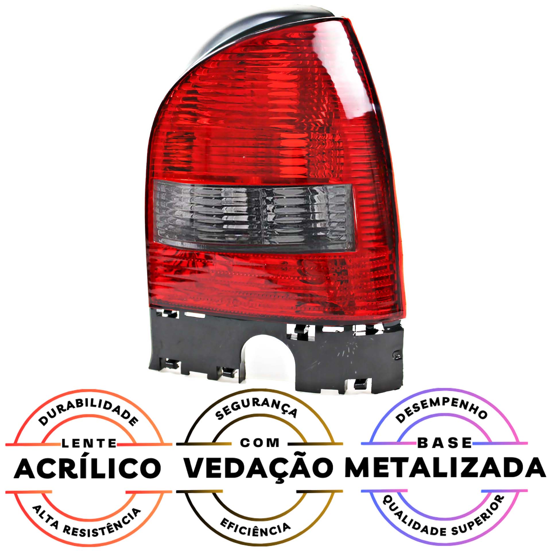 KIT PAR Lanterna Traseira VW Gol G3 TODOS + Acabamento Inferior das ...