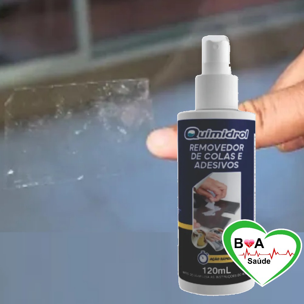 REMOVEDOR DE COLA E ADESIVOS PARA MATERIAIS DIVERSOS 120 ML QUIMIDROL ...