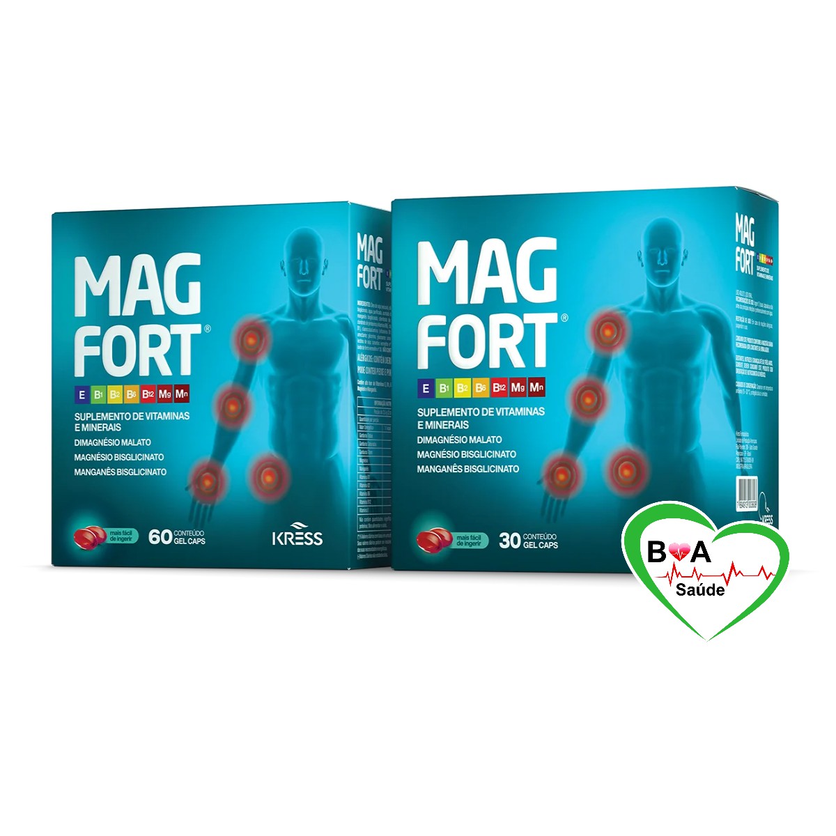 MAG FORT - SUPLEMENTOS DE VITAMINAS E MINERAIS - BOA SAUDE - BOA SAUDE ...