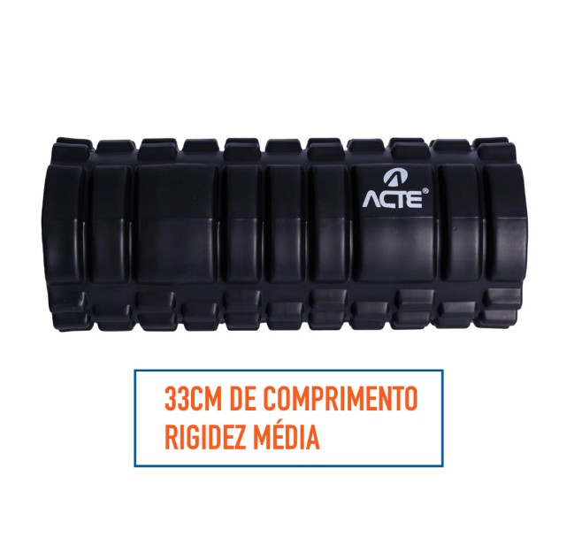 Rolo de Liberação Miofascial, Rolo de Massagem Rígido 33cm - Suprafit