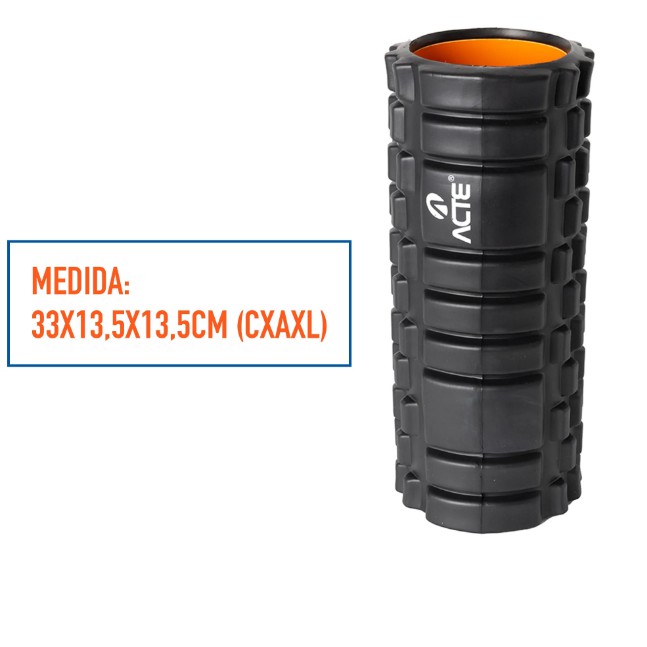 Rolo de Liberação Miofascial, Rolo de Massagem Rígido 33cm - Suprafit