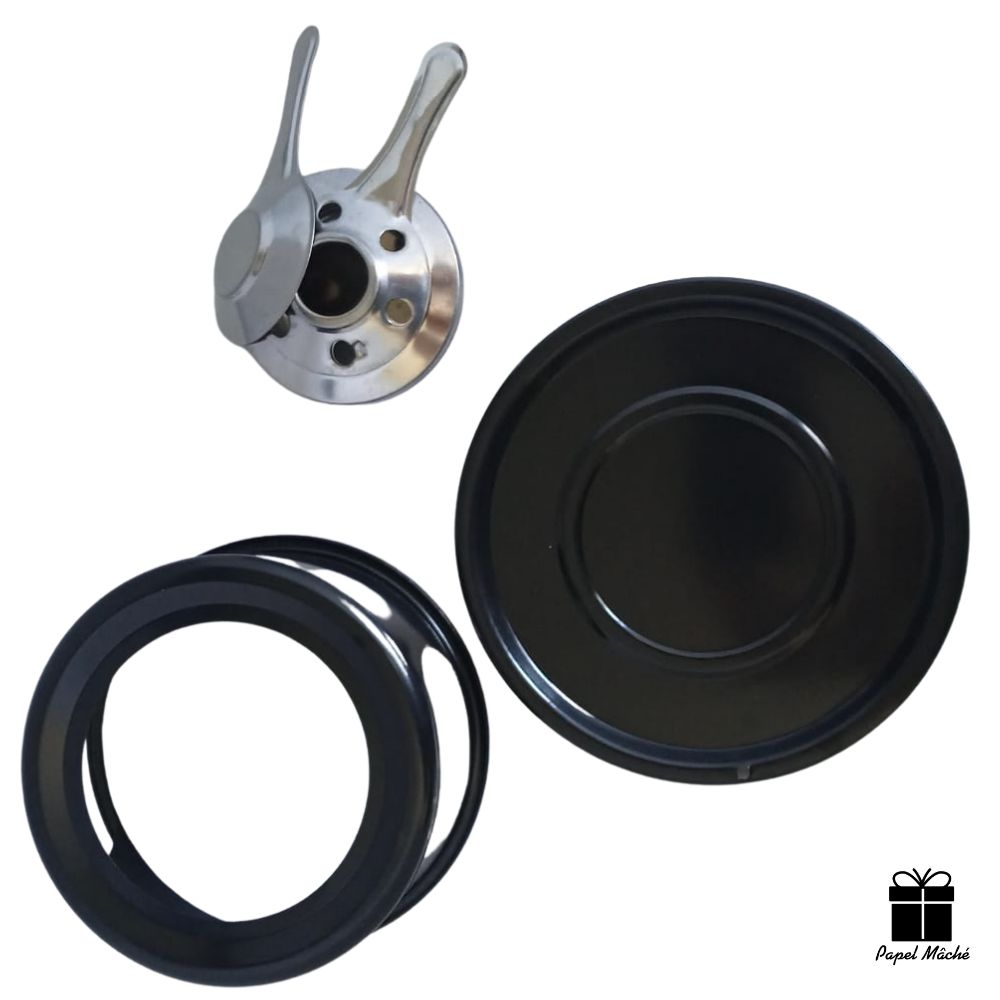 Kit Aparelho Para Fondue Esmaltado 11 Peças Aço Carbono Mais Raclette 7 ...