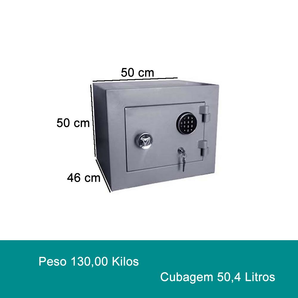 Cofre de Alta Segurança - Fort 50 - Cofres e Moveis de Aço - Fort Safe