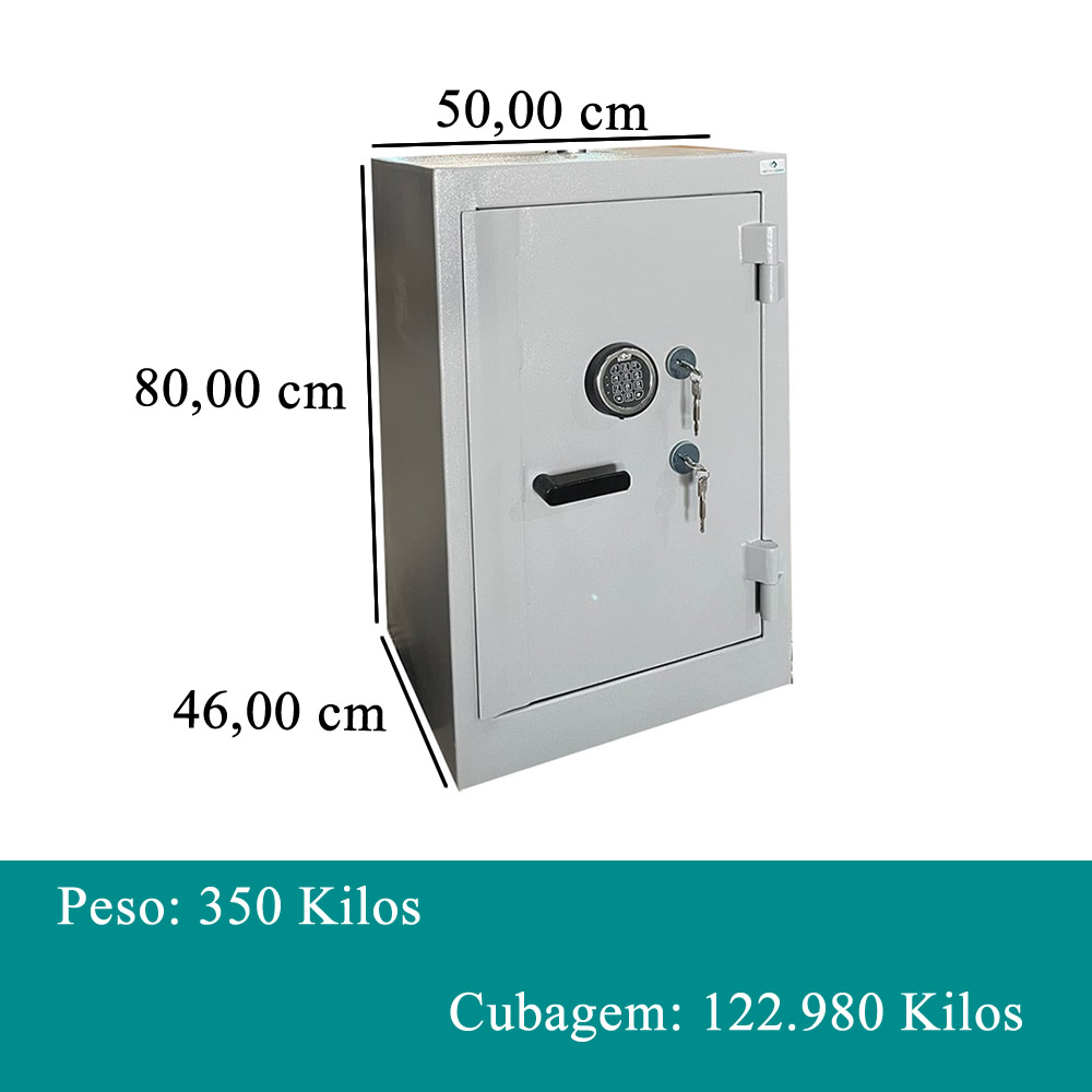 Cofre Fort F80 PE - Cofres e Moveis de Aço - Fort Safe
