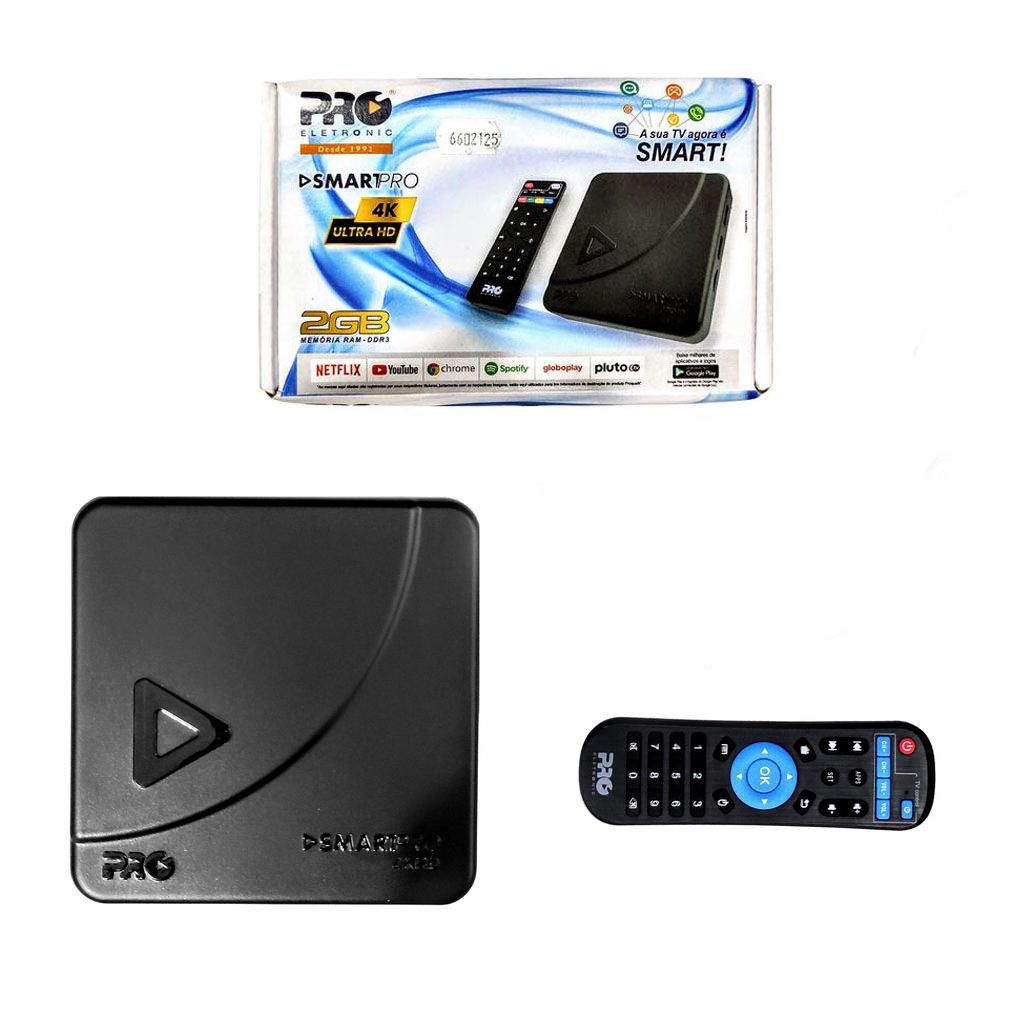 Smart Box Pro Eletronic PROSB-3000 4K - Casa Sertaneja Eletro - Aqui ...