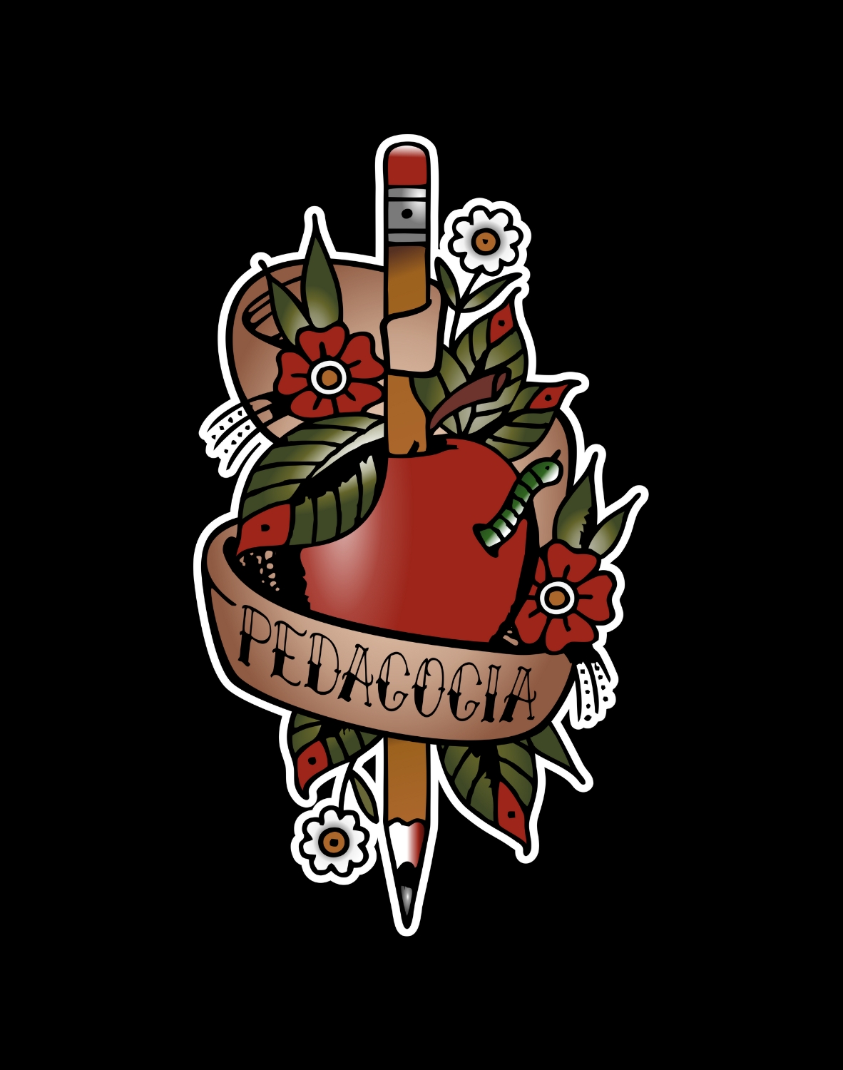 Moletom Básico Flanelado - Pedagogia - Tattoo - Basic - Estampamos a ...