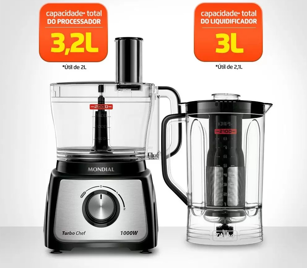 Copo para Multiprocessador Mondial Turbo Chef 1000 MPN-01 - EletroMult ...