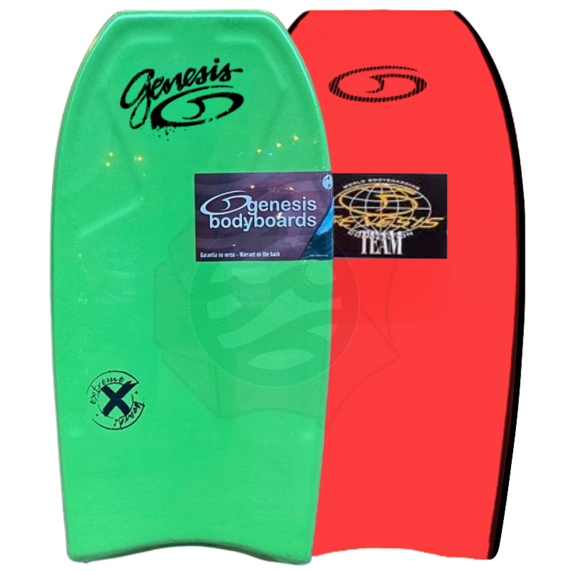 Prancha de Bodyboard Genesis | Modelo Extreme | Frente Verde-Fundo ...