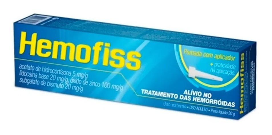 Pomada Para Hemorróida Hemofiss 30g Drogaria São Mateus