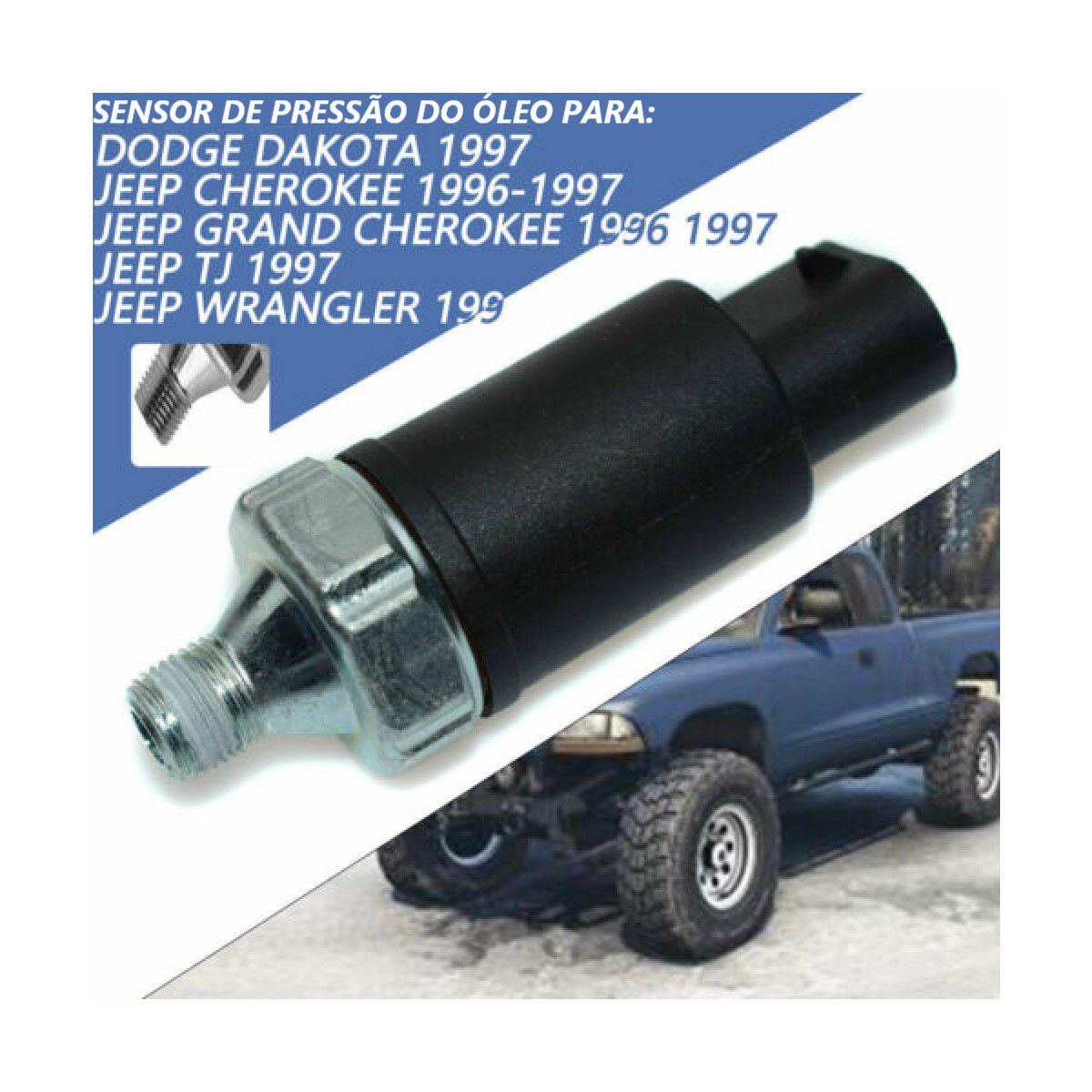 Sensor Pressão óleo Cherokee Sport 4.0l De 97 À 00 2 Pinos - Curitiba ...