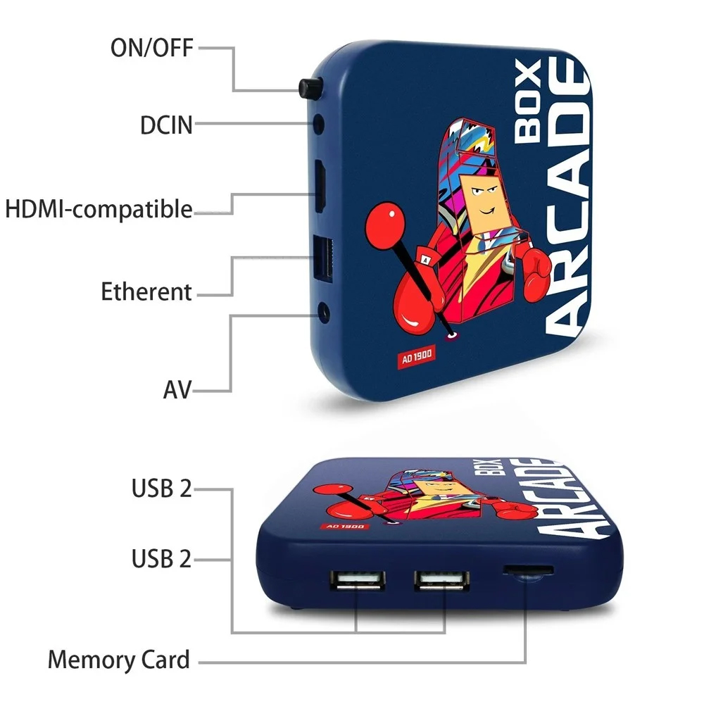 Videogame Retro Arcade Box 30.000 Jogos - Game com Café.com